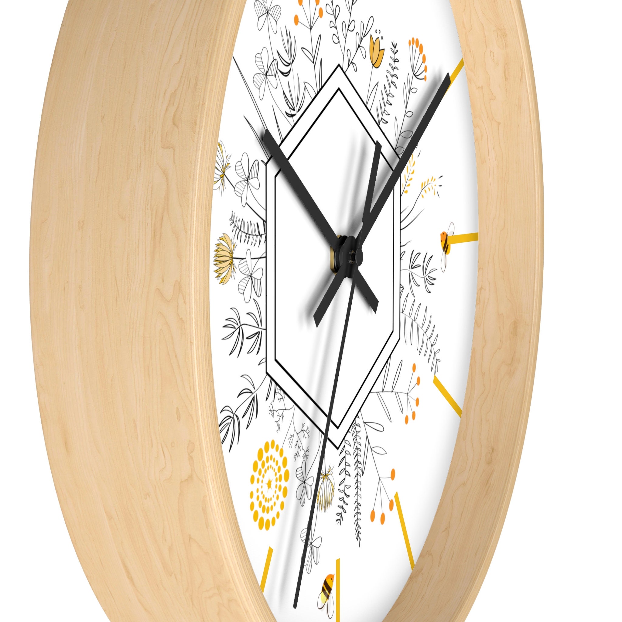 Busy Bee Wall Clock, Honey Bee, Cottagecore - Etsy