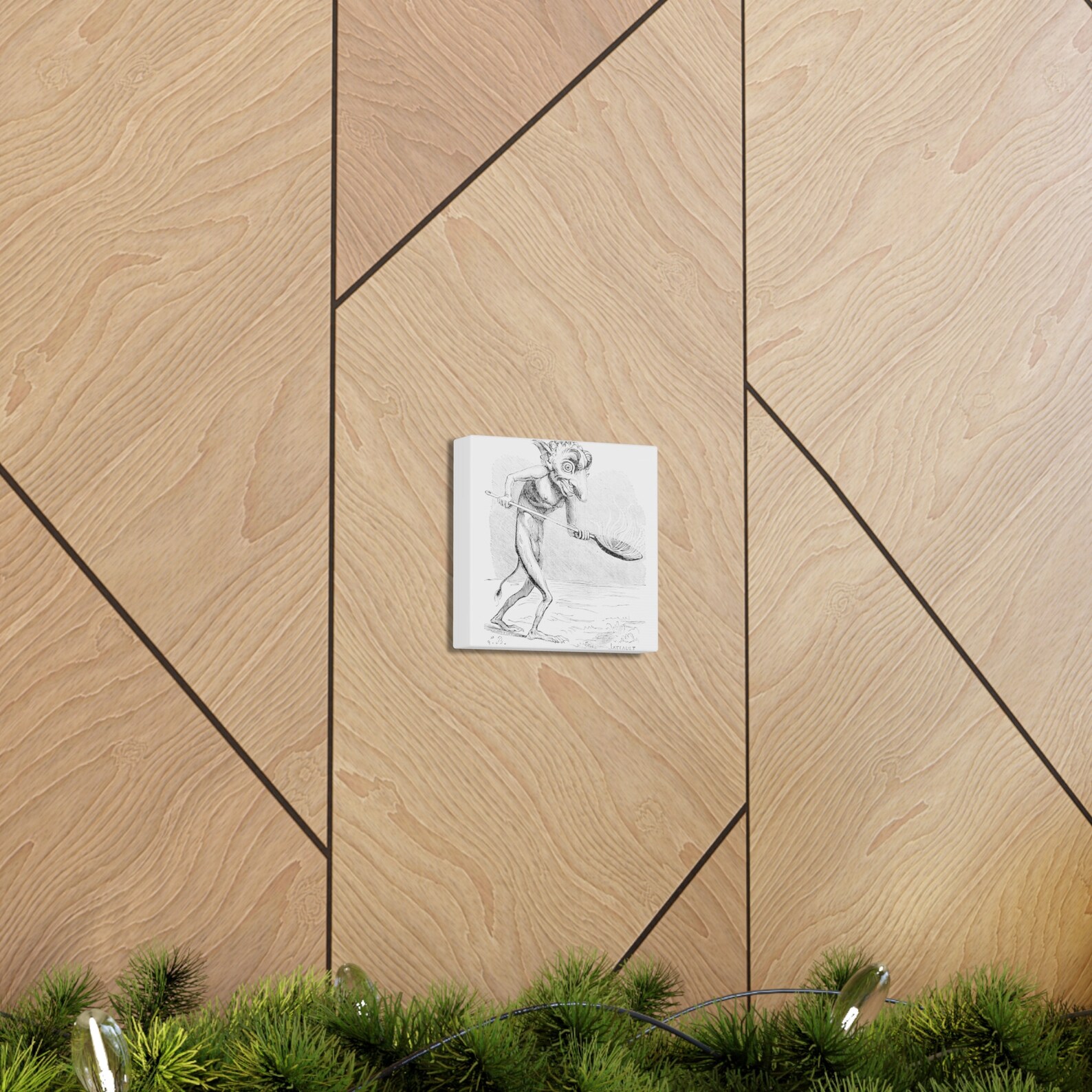 Ukobach Demon Canvas Print, Occult Decor, Ars Goetia - Etsy