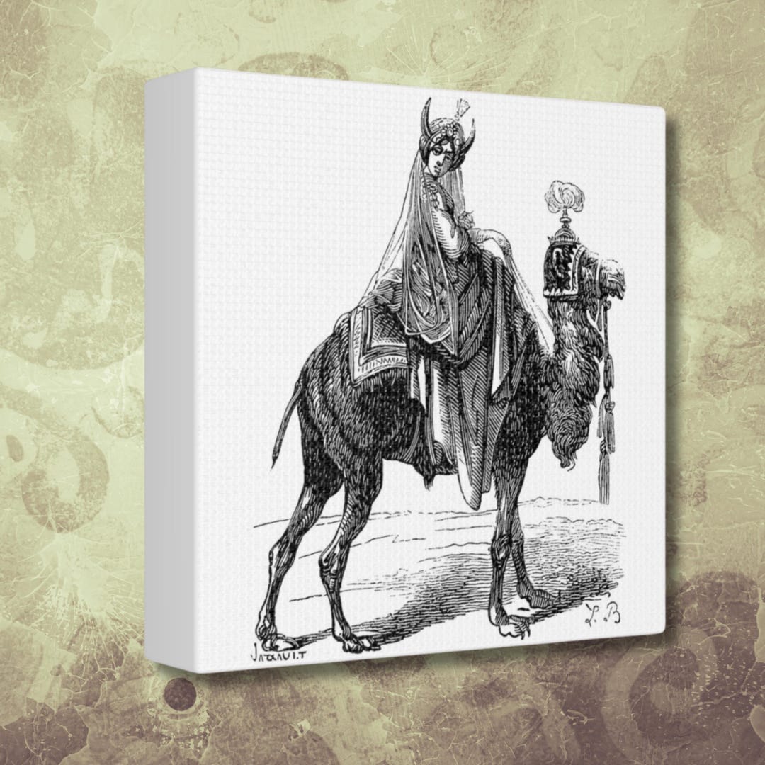 Gomory Demon Canvas Print, Occult Decor, Ars Goetia - Etsy