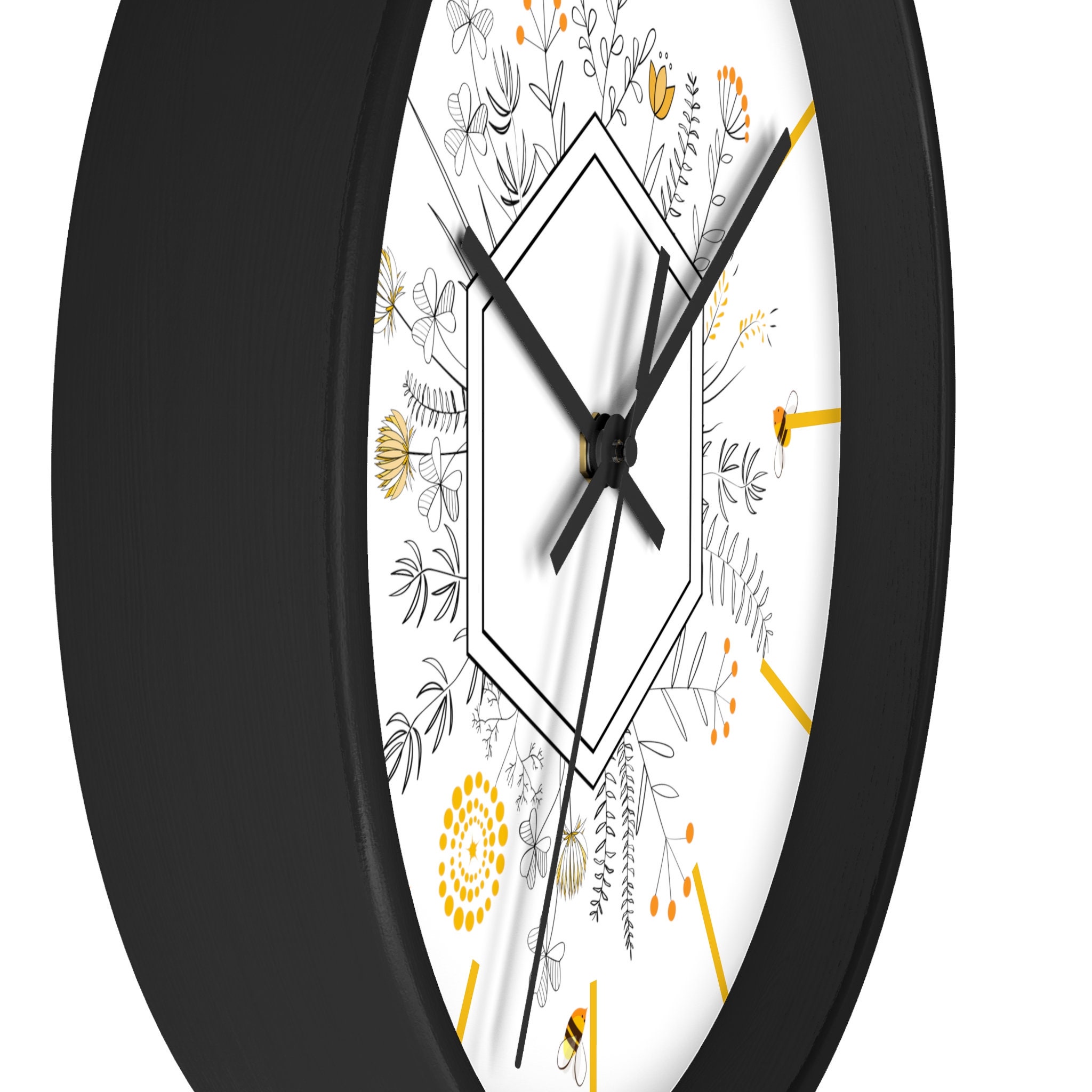 Busy Bee Wall Clock Honey Bee Cottagecore - Etsy