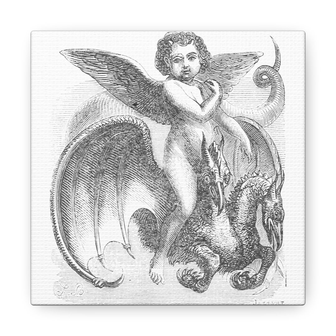 Volac Demon Canvas Print, Occult Decor, Ars Goetia - Etsy