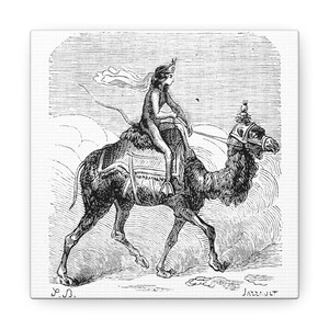 Paimon Demon Canvas Print, Occult Decor, Ars Goetia, Paymon - Etsy