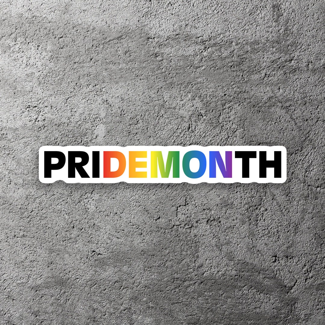 Pride Month Demon Gay Pride LGBTQ Vinyl Sticker 5" Wide Includes - Two ...