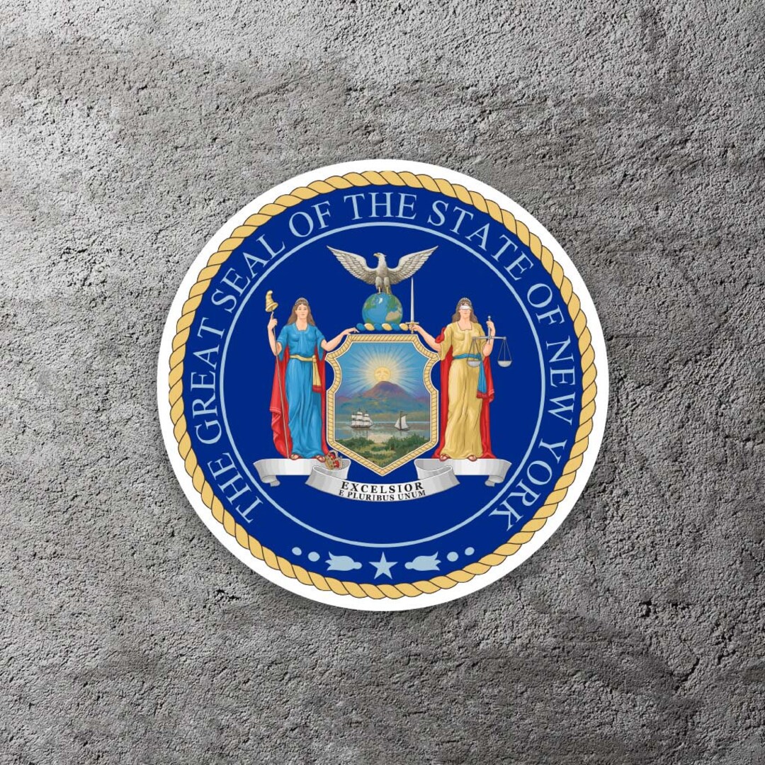 New York City Seal Vinyl Sticker 3.5 Wide Includes Two Stickers - Etsy