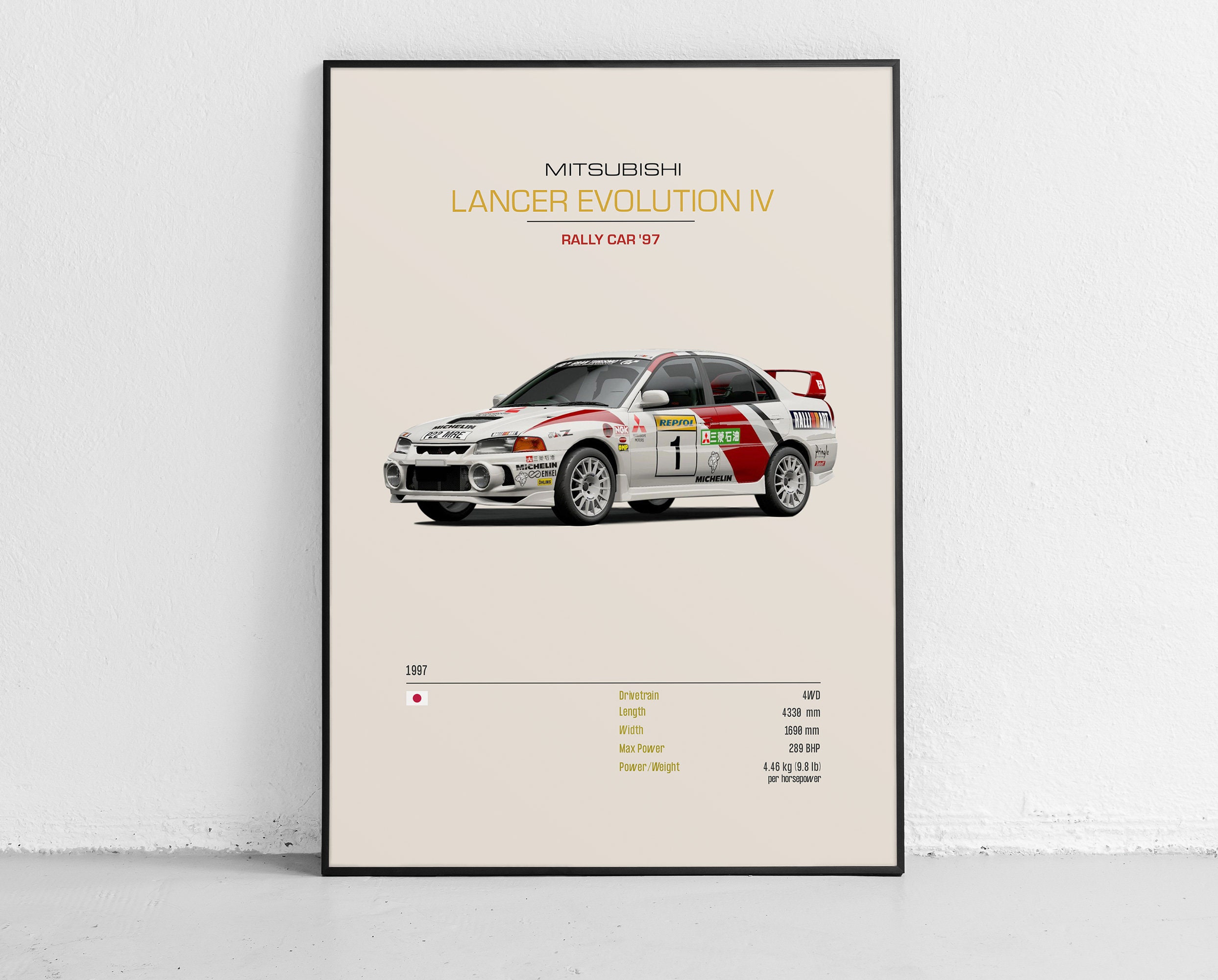 Mitsubishi 1997 Lancer Evolution IV Rally Car Lancer Evo Rally Car ...