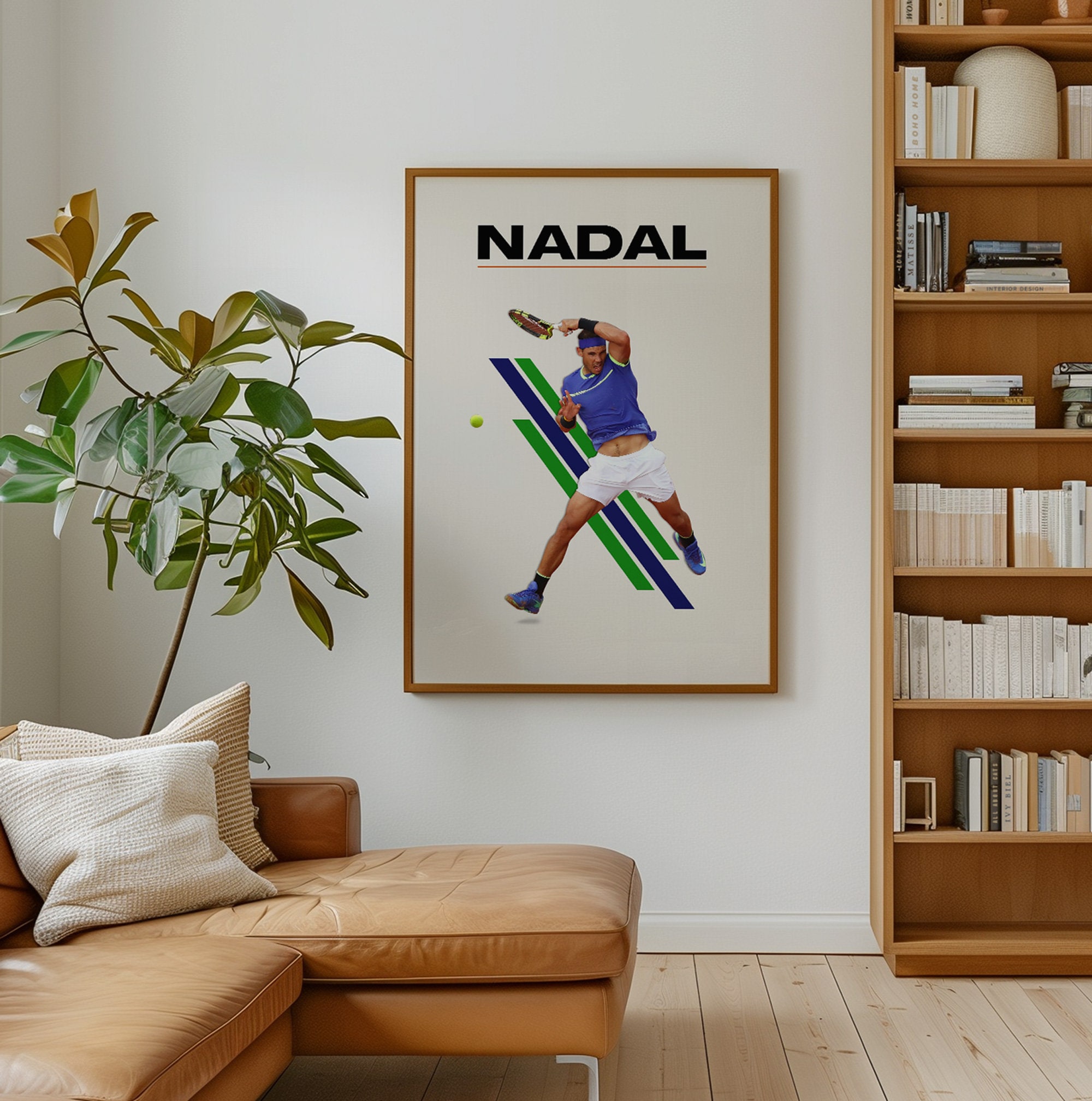 Nadal Poster Rafael Nadal Poster King of Clay Rafa Nadal Tennis Poster ...