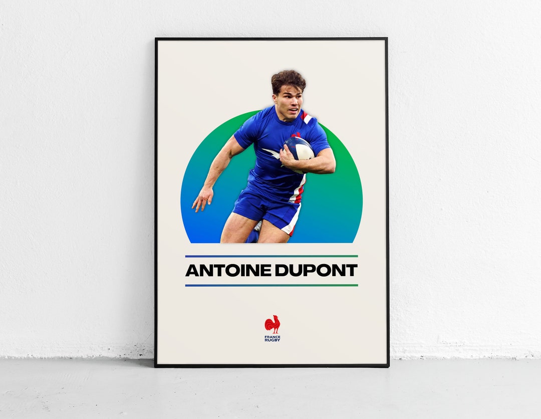 Antoine Dupont Poster Gift Idea Antoine Dupont France Rugby Poster ...