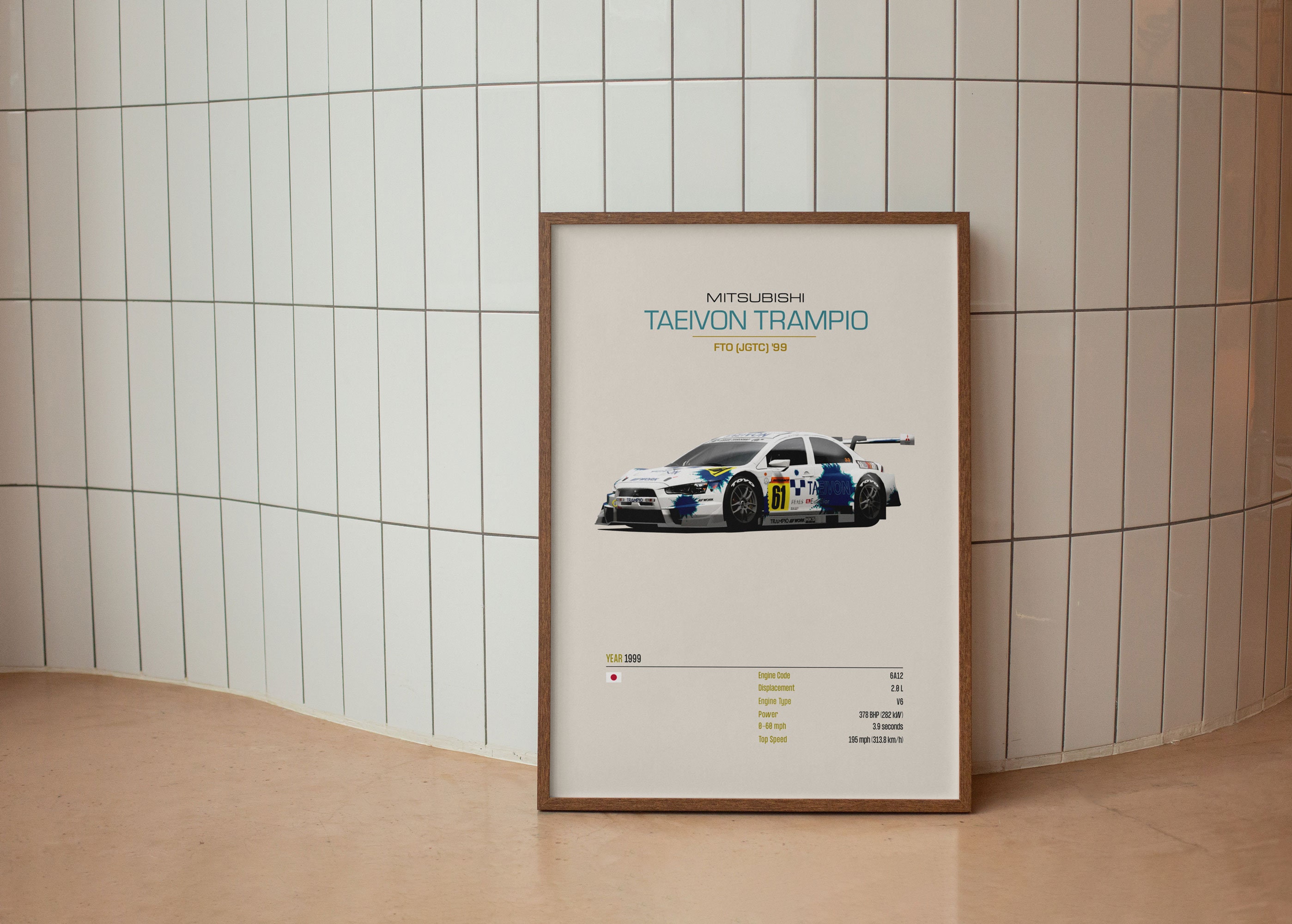 Mitsubishi Taeivon Trampio Gran Turismo Car Poster Mitsubishi Taeivon ...