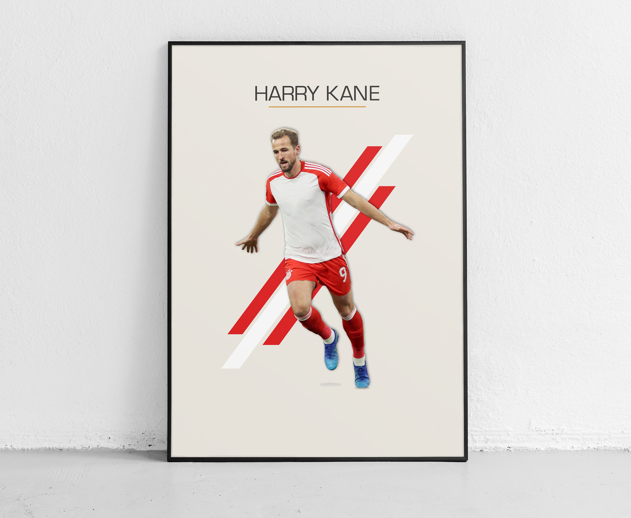 Harry Kane Poster Bayern Munich Poster Harry Kane Bayern Digital ...