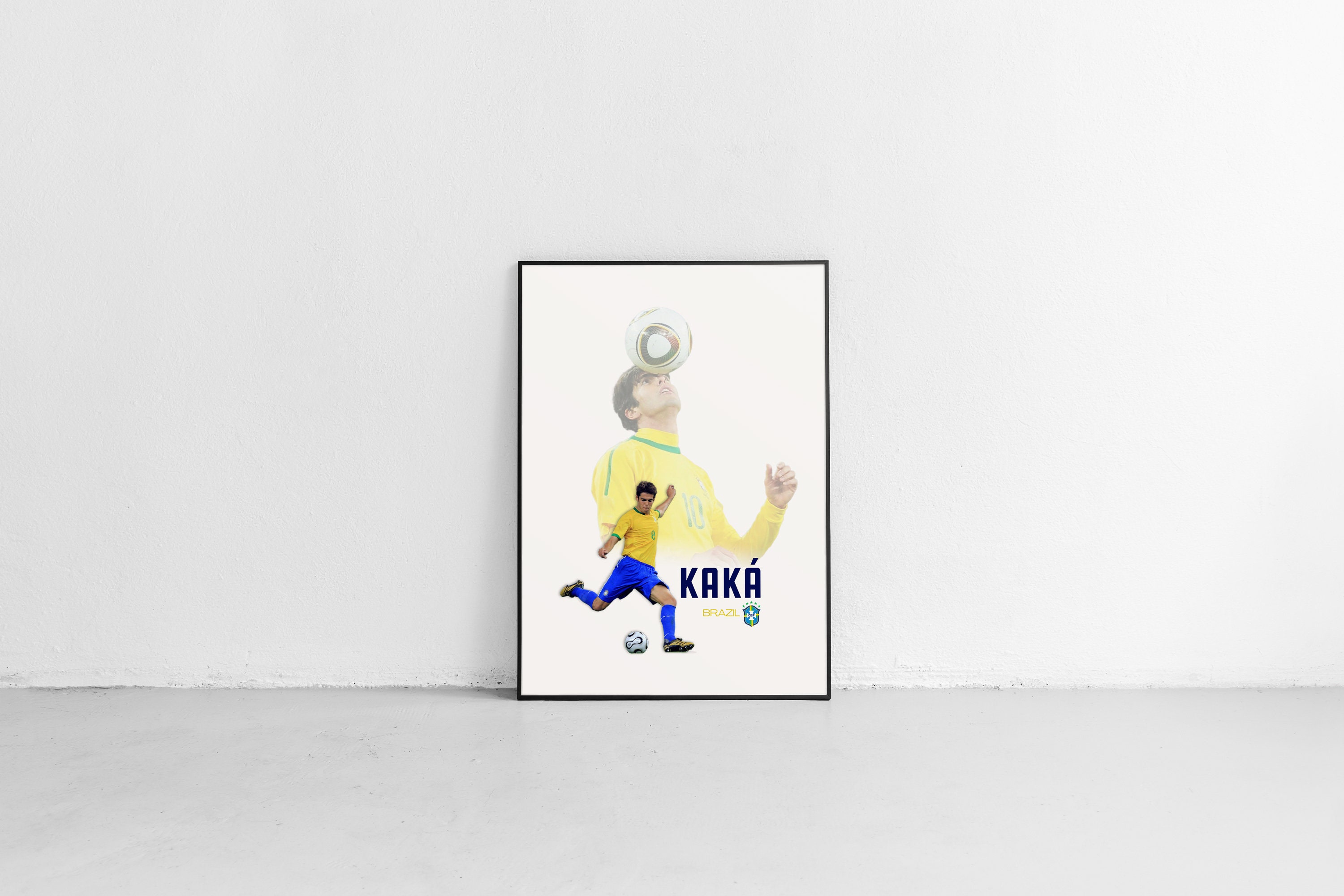 Kaka Poster Brazil Kaka Poster Brazil World Cup Poster Ricardo Kaka ...