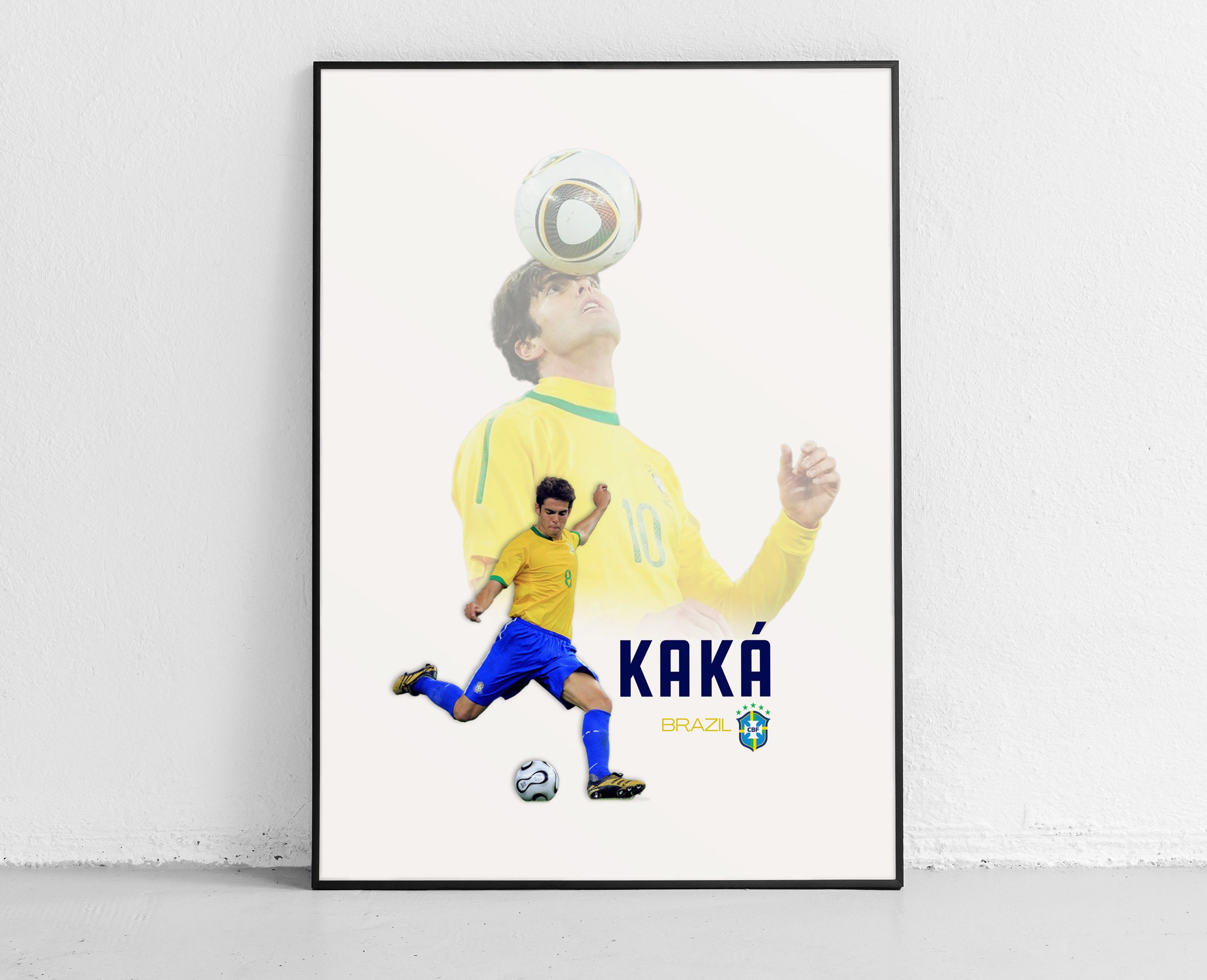 Kaka Poster Brazil Kaka Poster Brazil World Cup Poster Ricardo Kaka ...