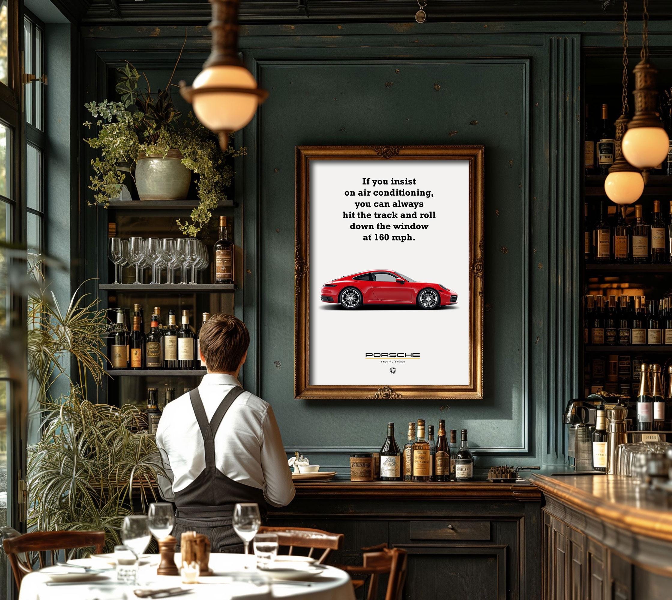 Porsche air Conditioning Poster Porsche 911 Carrera GTS Porsche Poster ...