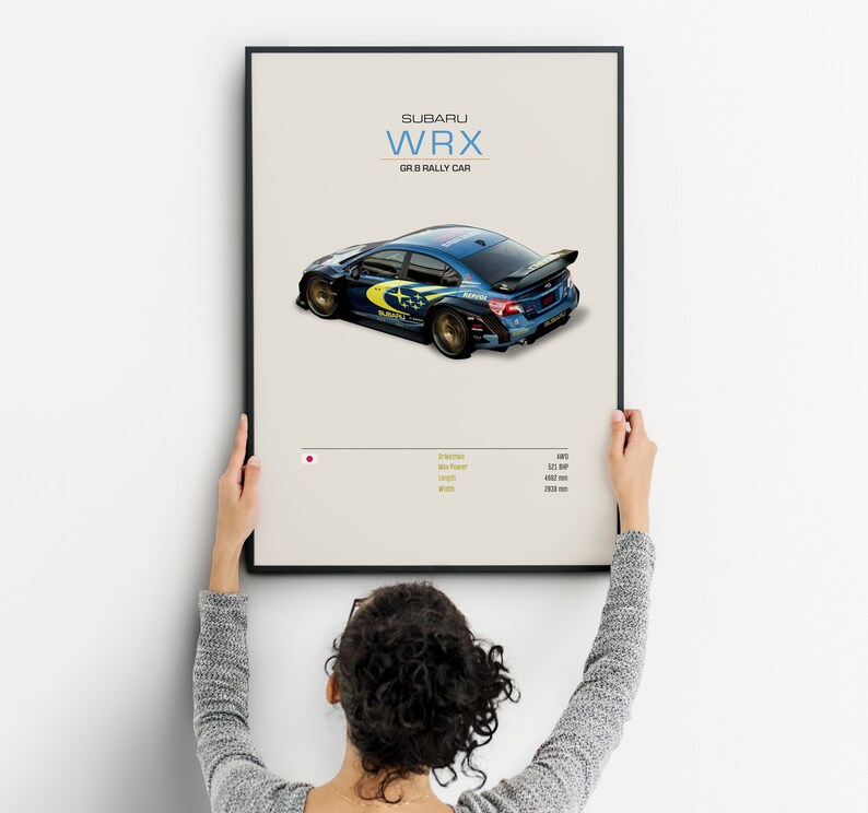 Subaru WRX Poster Subaru WRX Gr B Subaru WRX Rally Car Subaru Poster ...