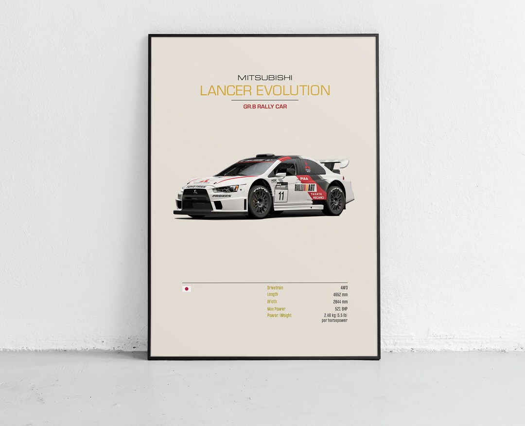Mitsubishi Lancer Evolution Gr.b Rally Car Lancer Evo Rally Car ...