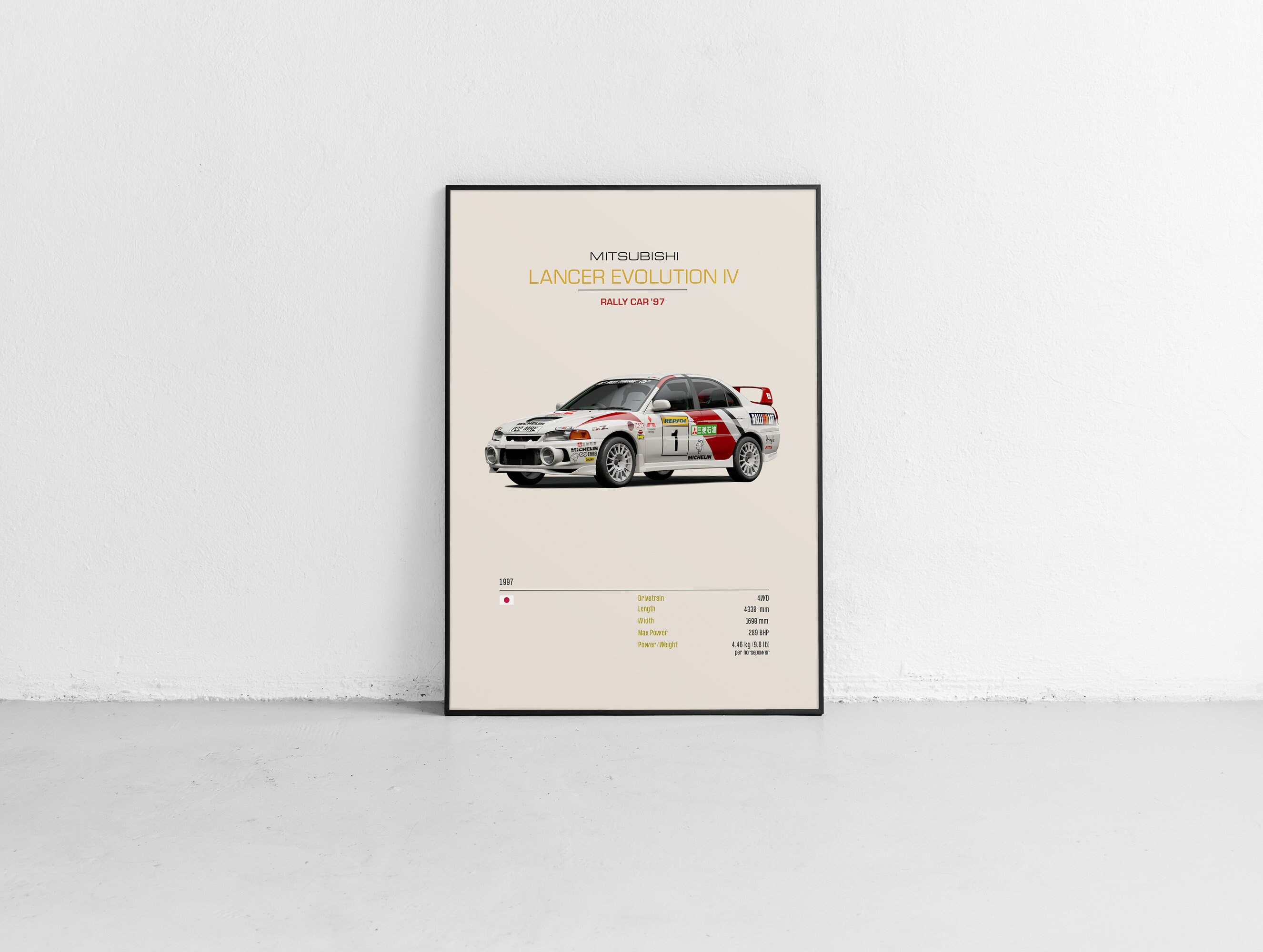Mitsubishi 1997 Lancer Evolution IV Rally Car Lancer Evo Rally Car ...