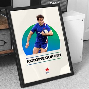 Antoine Dupont Poster Gift Idea Antoine Dupont France Rugby Poster ...