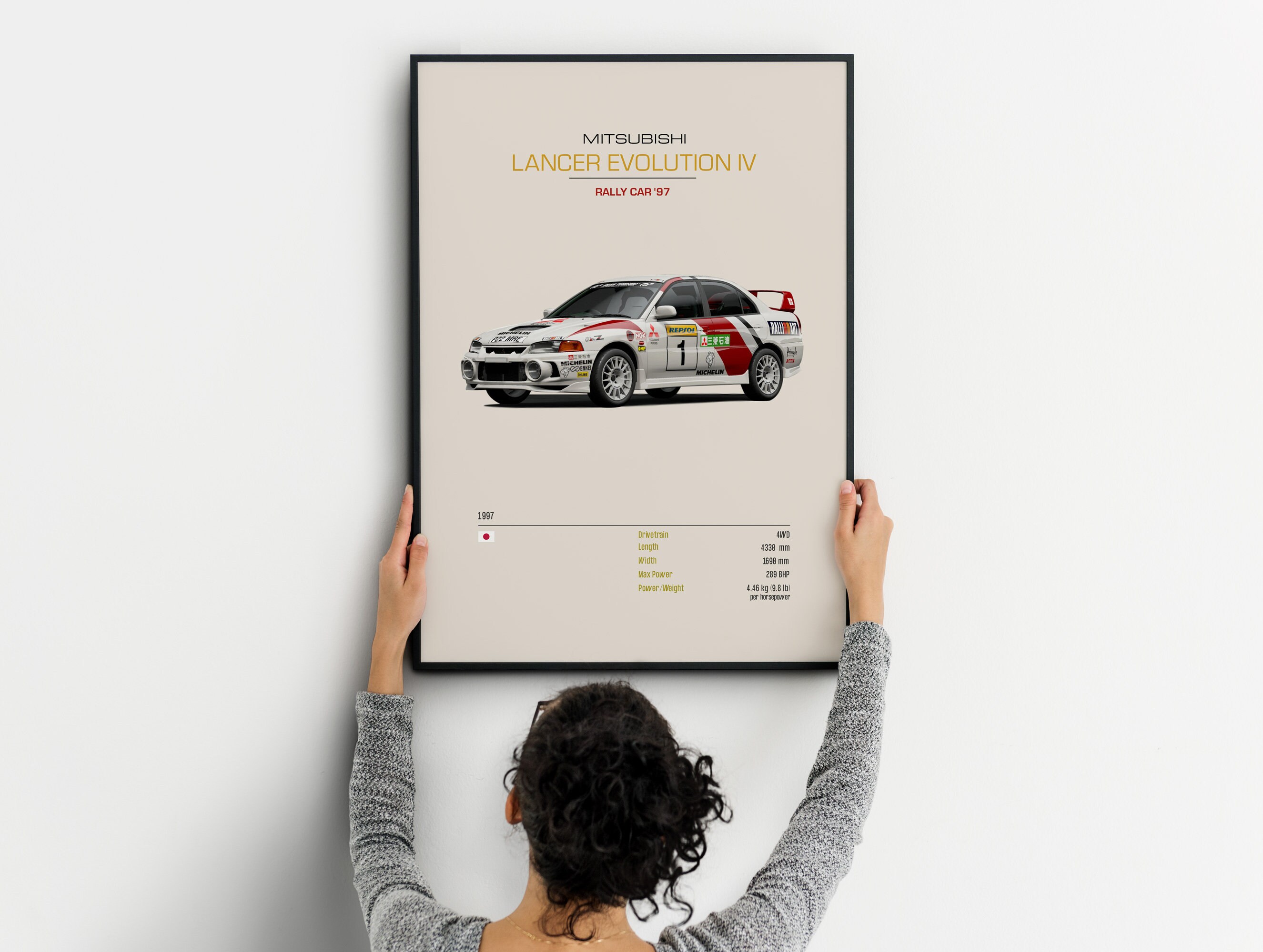 Mitsubishi 1997 Lancer Evolution IV Rally Car Lancer Evo Rally Car ...