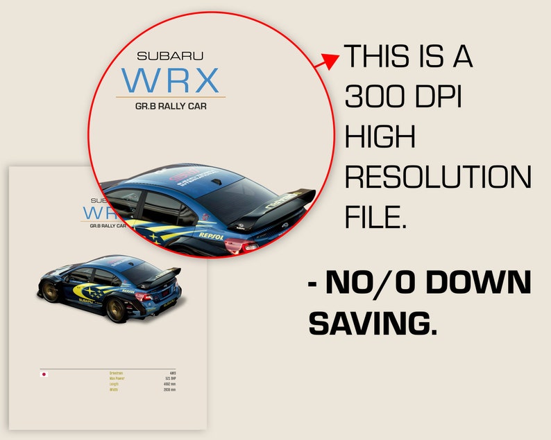Subaru WRX Poster Subaru WRX Gr B Subaru WRX Rally Car Subaru Poster ...
