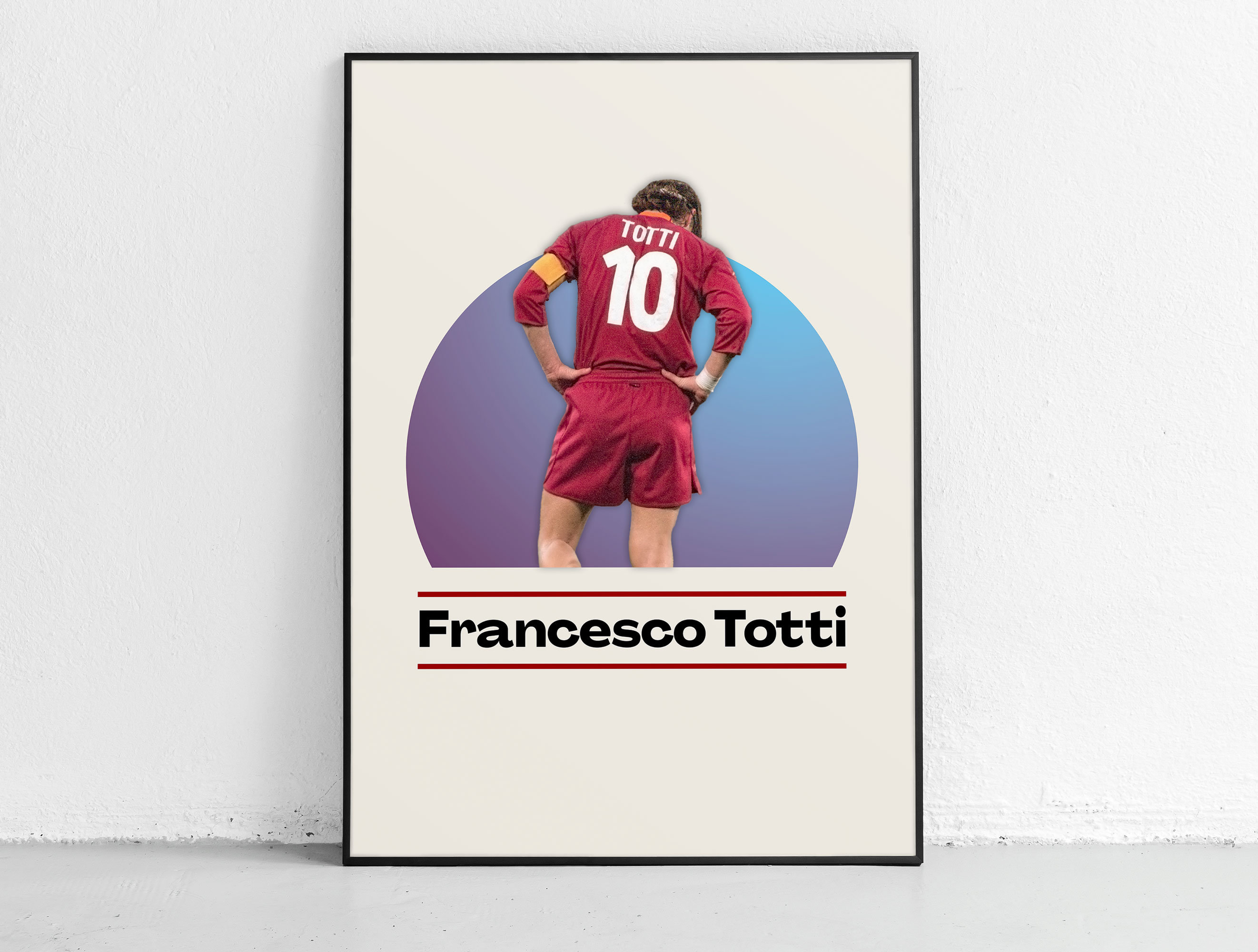 Francesco Totti Poster Roma Poster Totti Print Art Francesco Totti ...