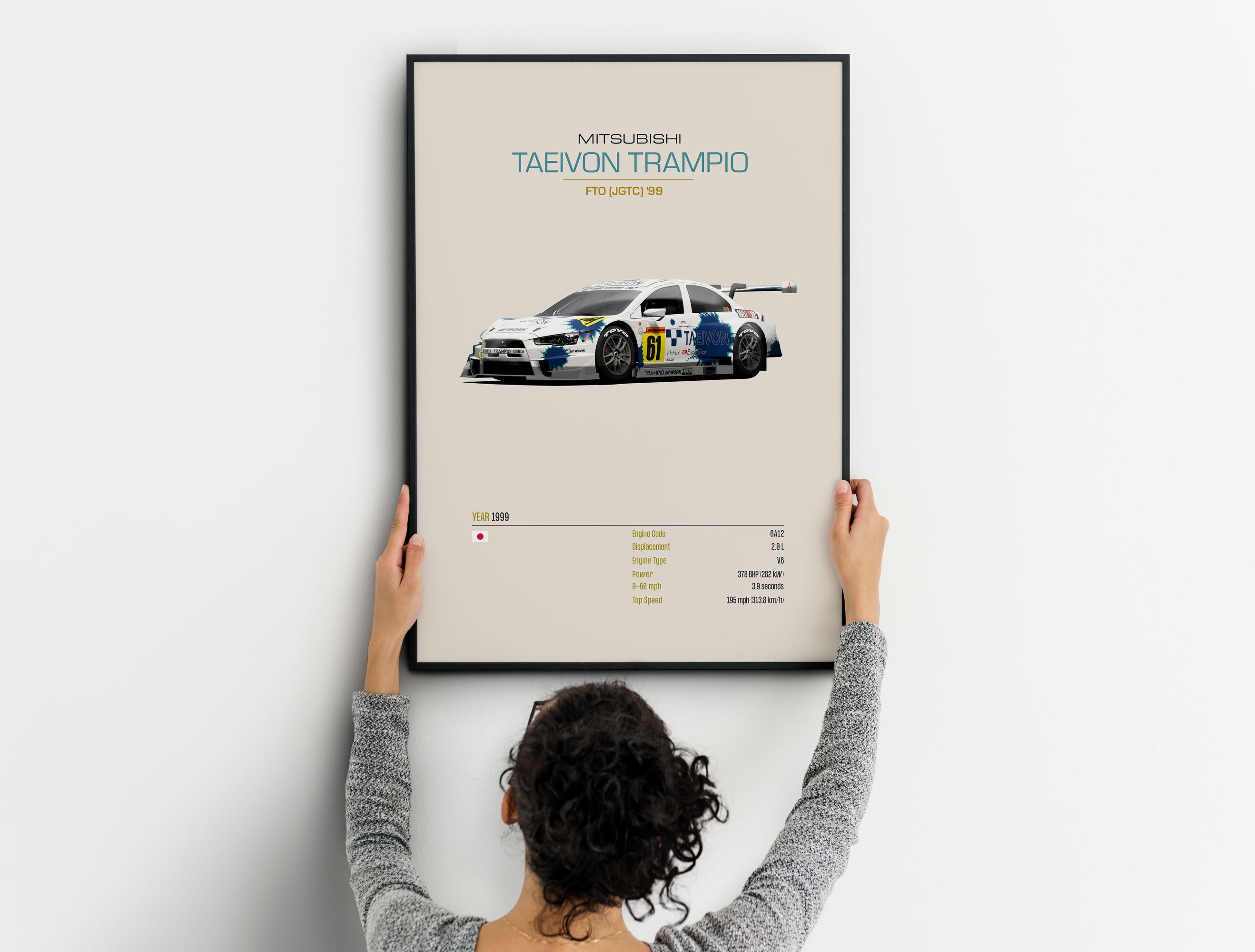 Mitsubishi Taeivon Trampio Gran Turismo Car Poster Mitsubishi Taeivon ...