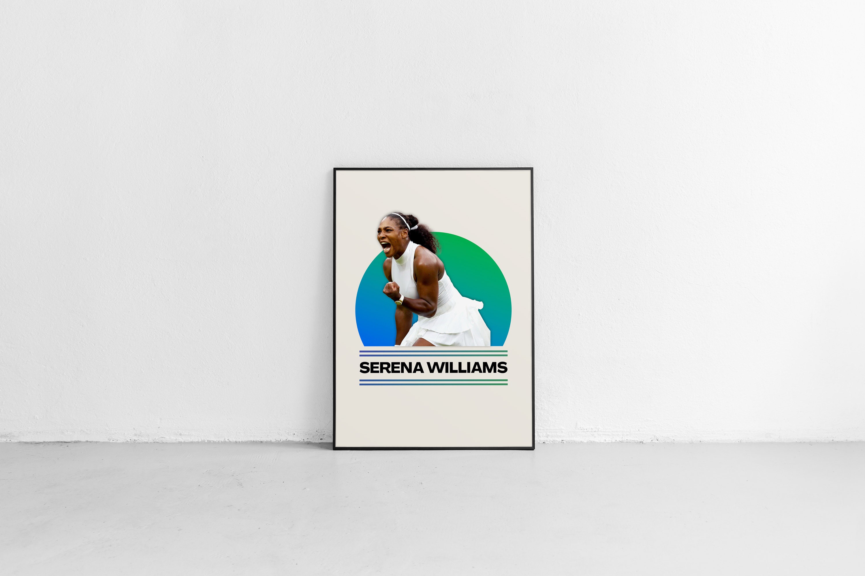 Serena Williams Poster US Open Poster Serena Williams Serena Williams ...
