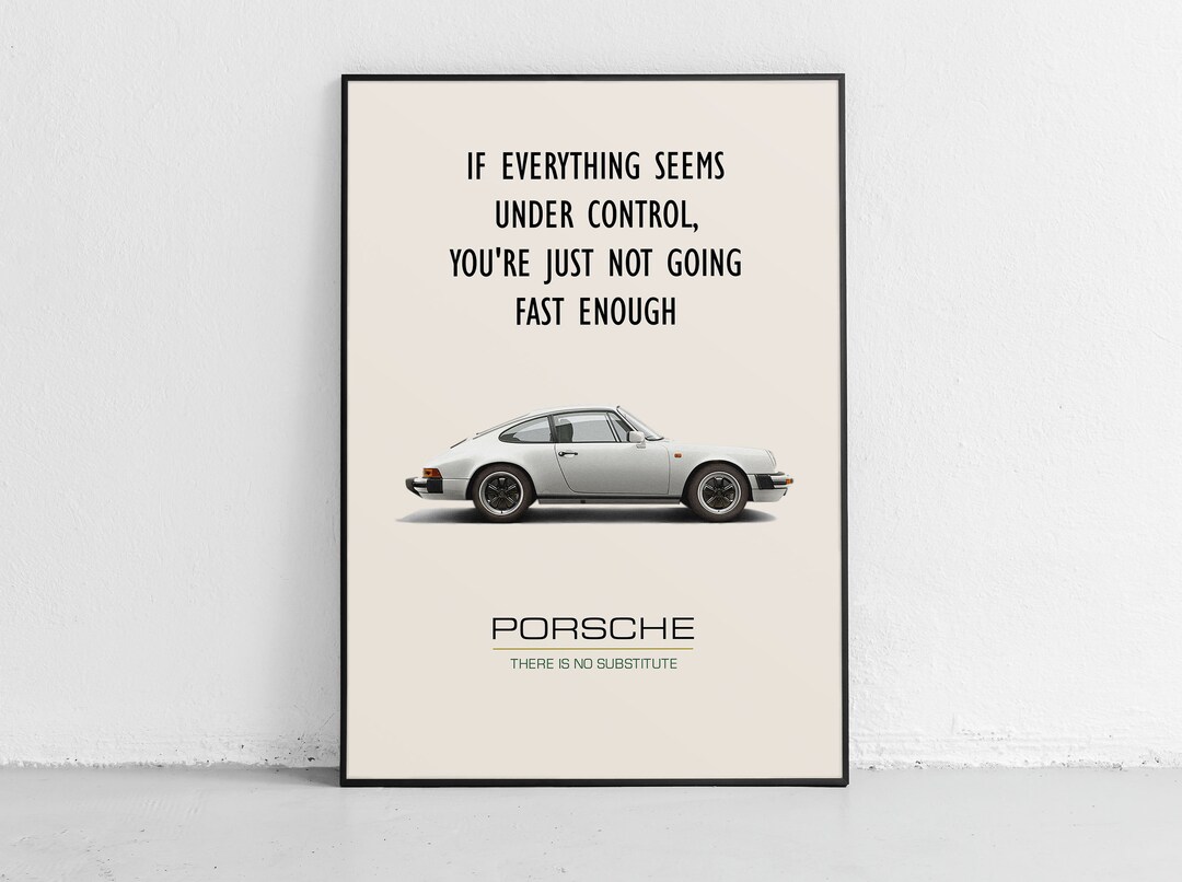 Porsche 911 Poster Porsche 911 Vintage Poster Porsche Poster Porsche ...