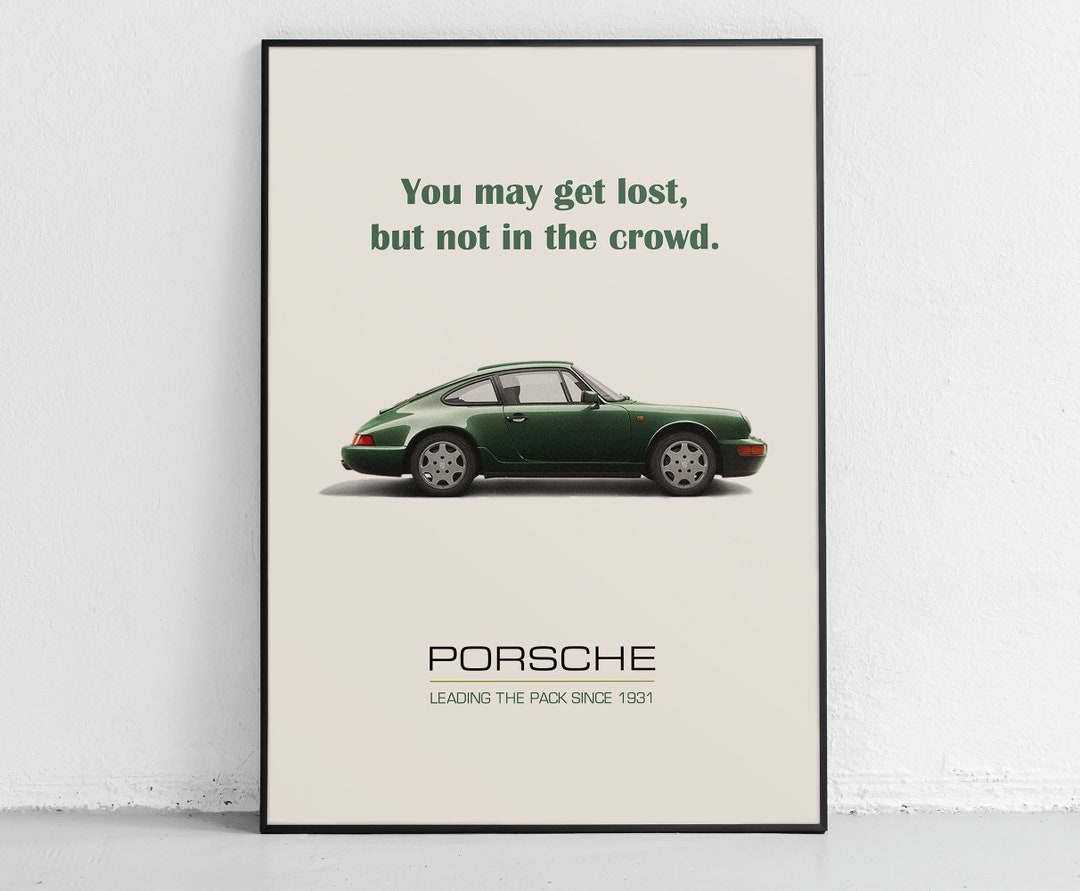 Porsche 911 Poster | Porsche 911 Vintage Poster | Porsche Poster ...