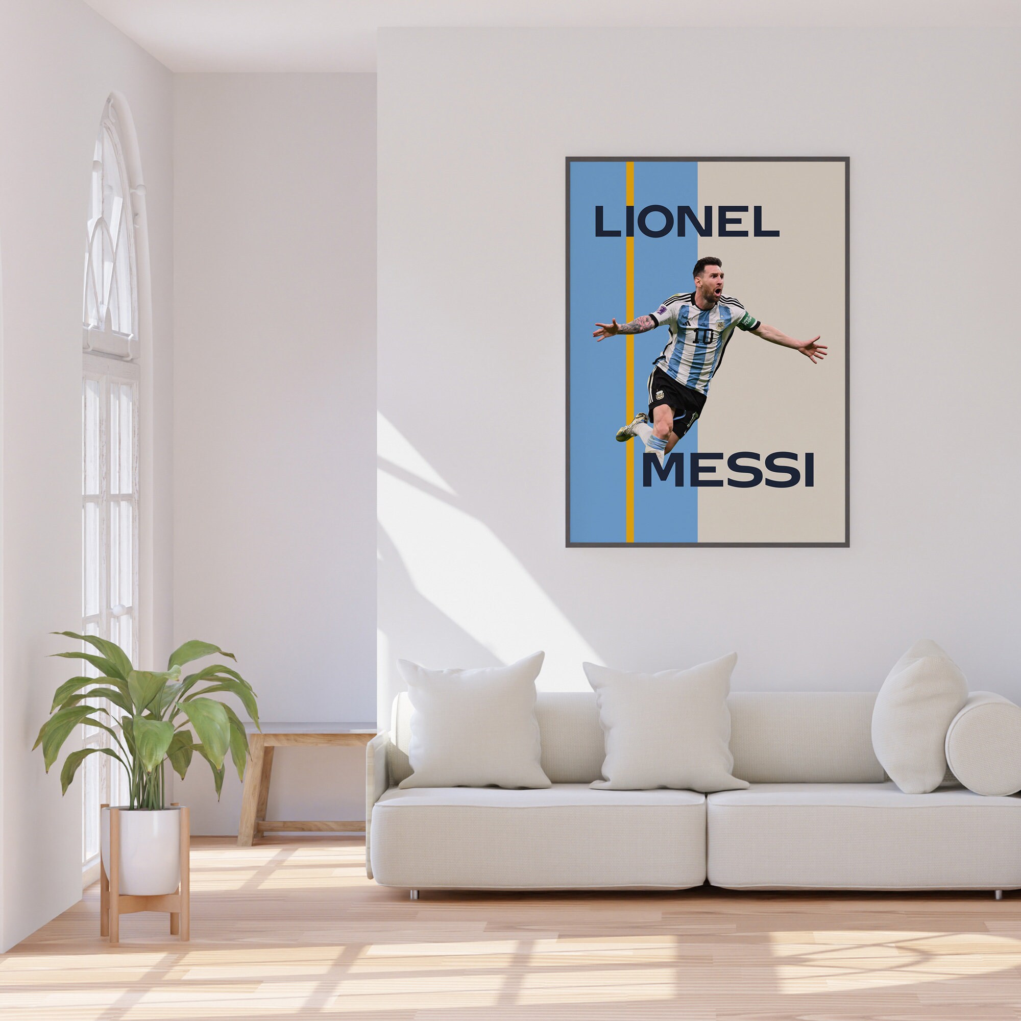 Messi Poster Messi GOAT Poster Argentina Poster World Cup Poster Lionel ...