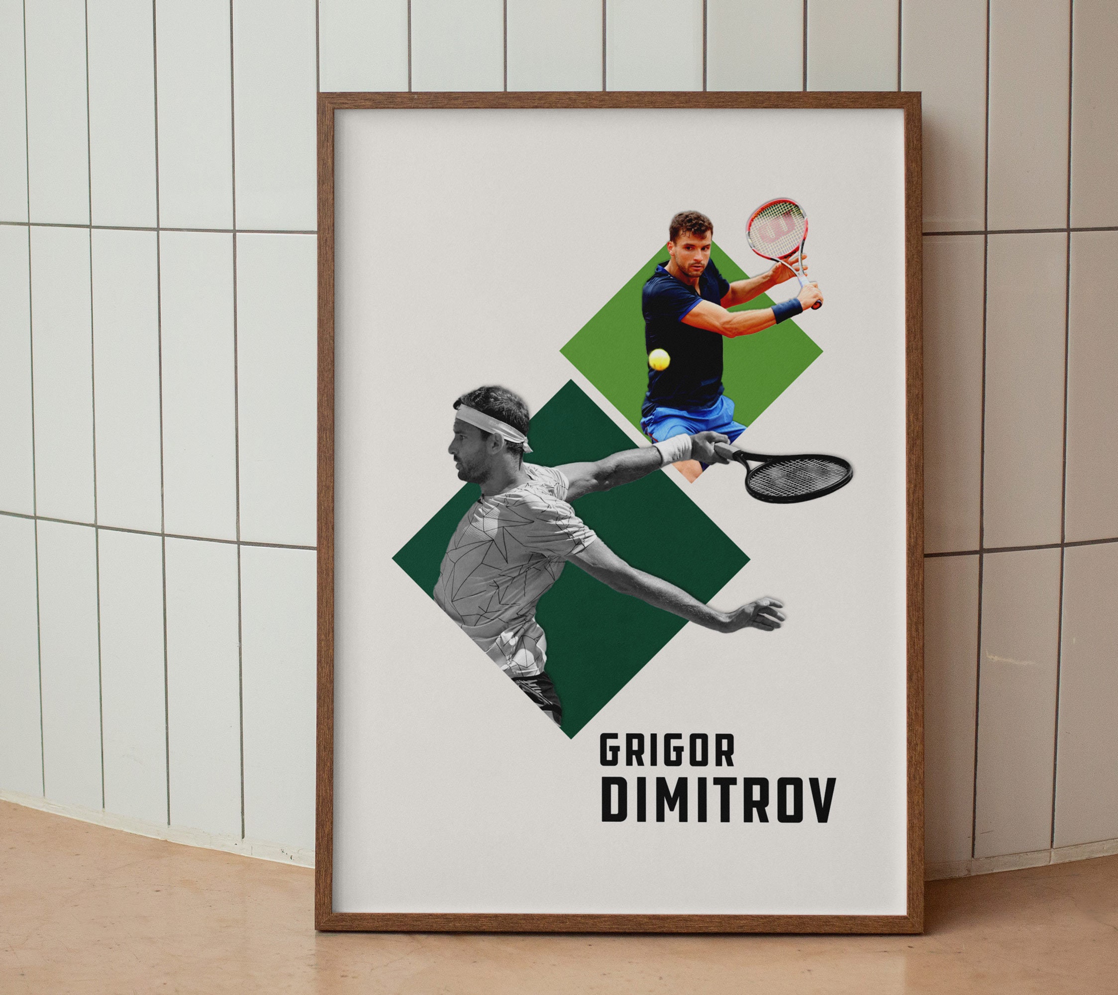 Grigor Dimitrov Poster Tennis Poster Grigor Dimitrov Dimitrov Dimitrov ...
