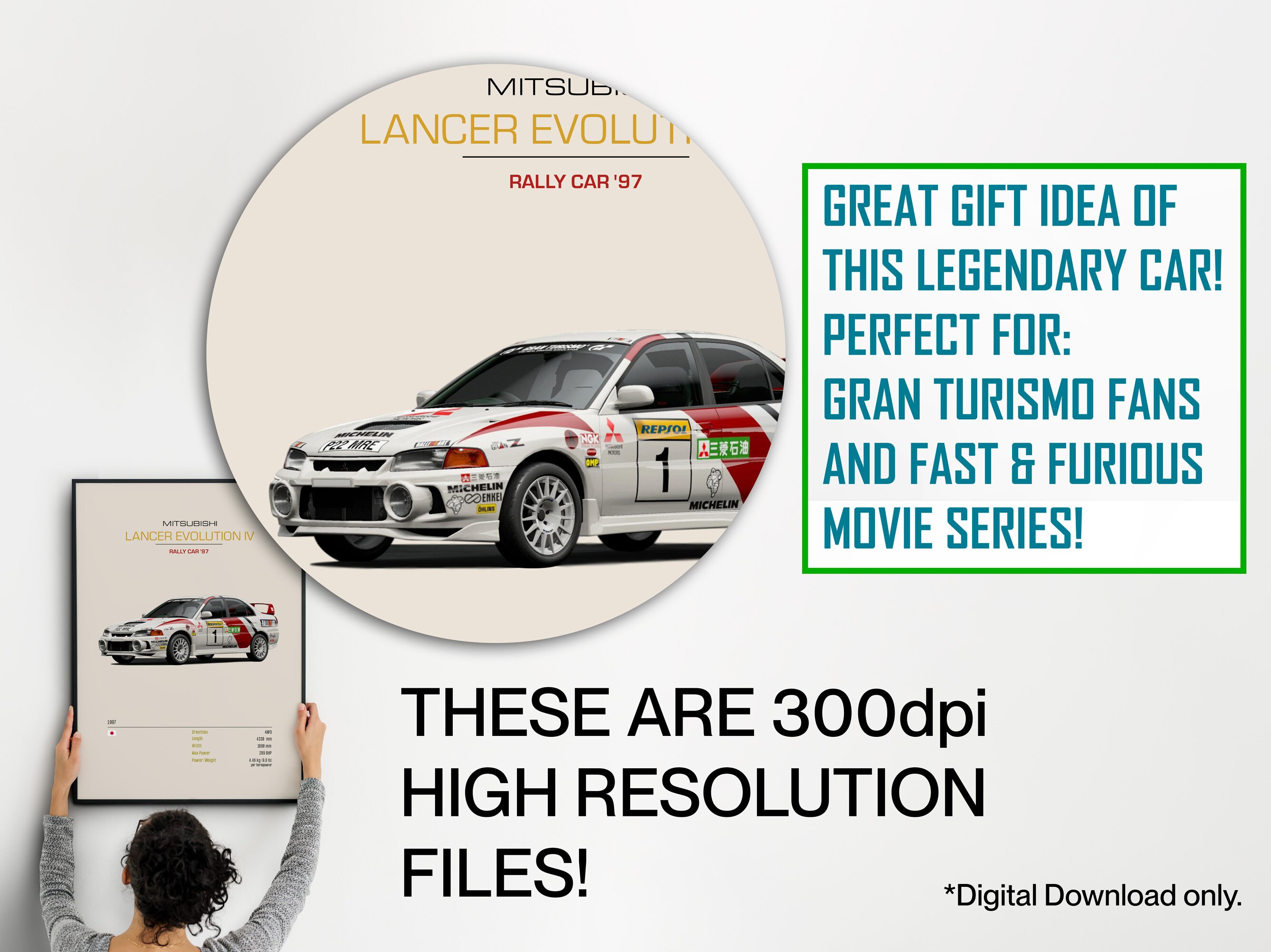 Mitsubishi 1997 Lancer Evolution IV Rally Car Lancer Evo Rally Car ...