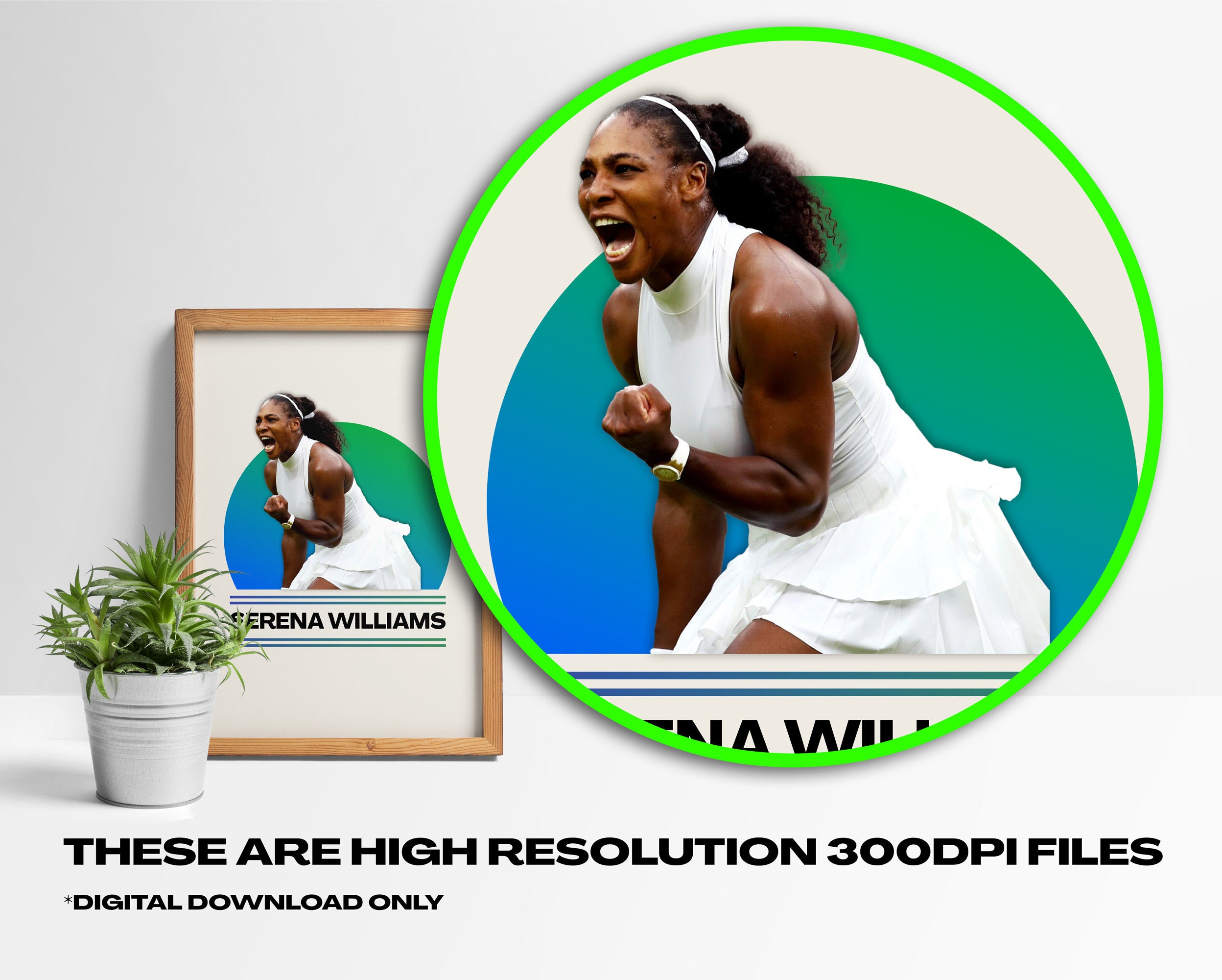 Serena Williams Poster US Open Poster Serena Williams Serena Williams ...