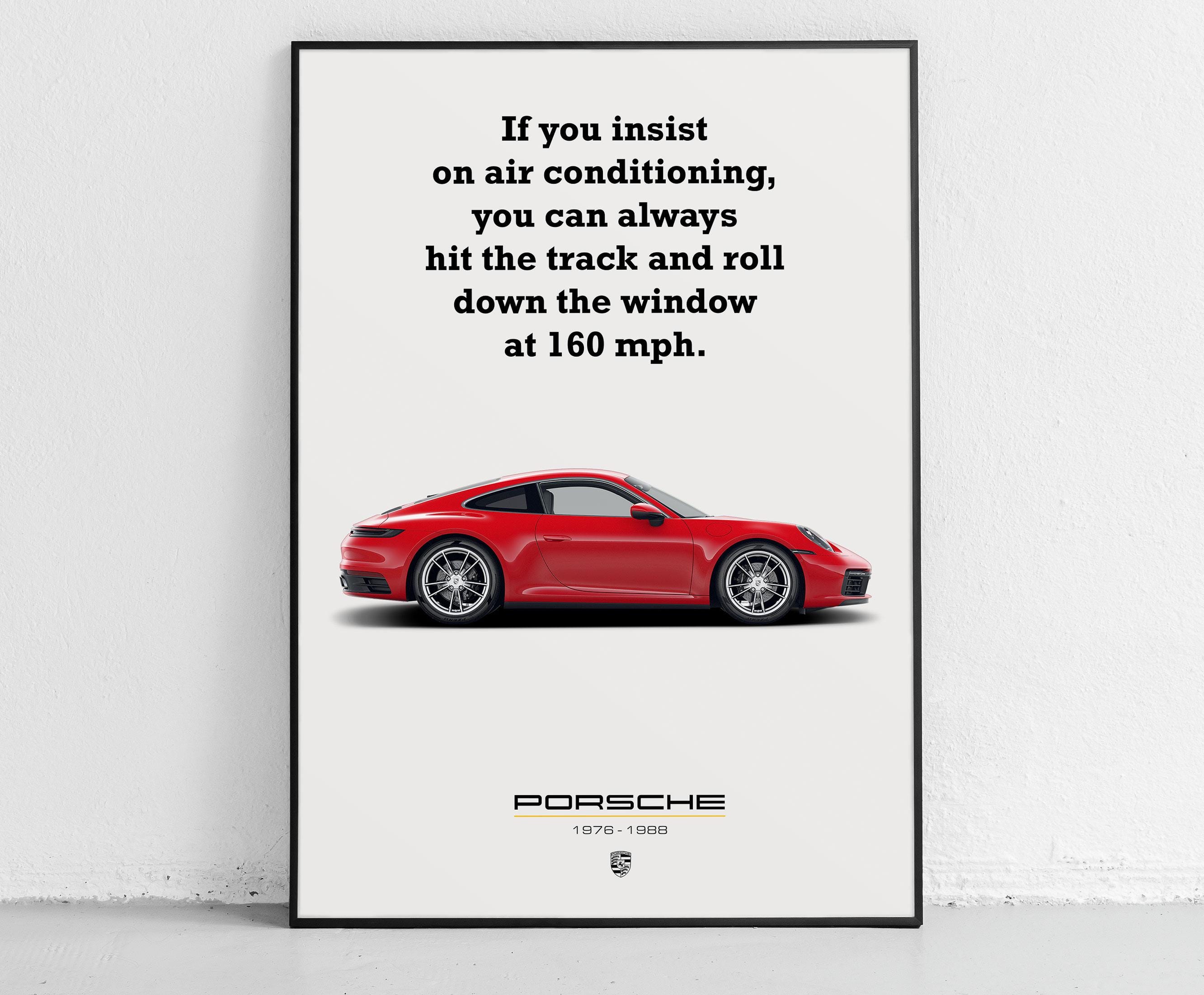 Porsche air Conditioning Poster Porsche 911 Carrera GTS Porsche Poster ...