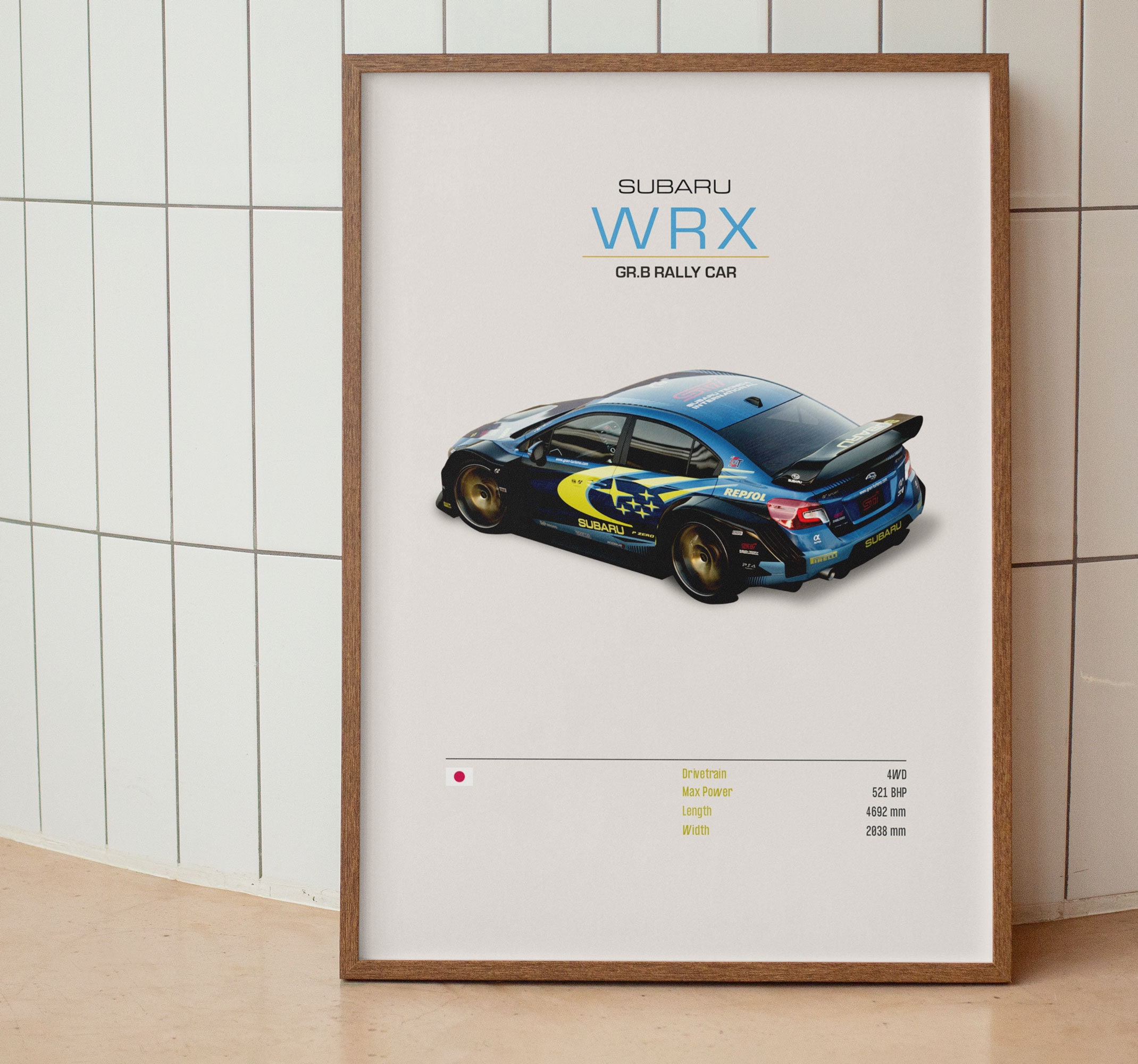 Subaru WRX Poster Subaru WRX Gr B Subaru WRX Rally Car Subaru Poster ...