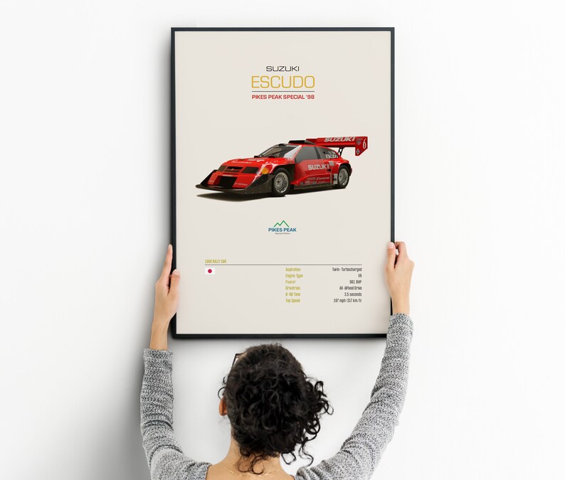 SPECIAL EDITION Suzuki ESCUDO | Suzuki Escudo Poster | Pikes Peak ...