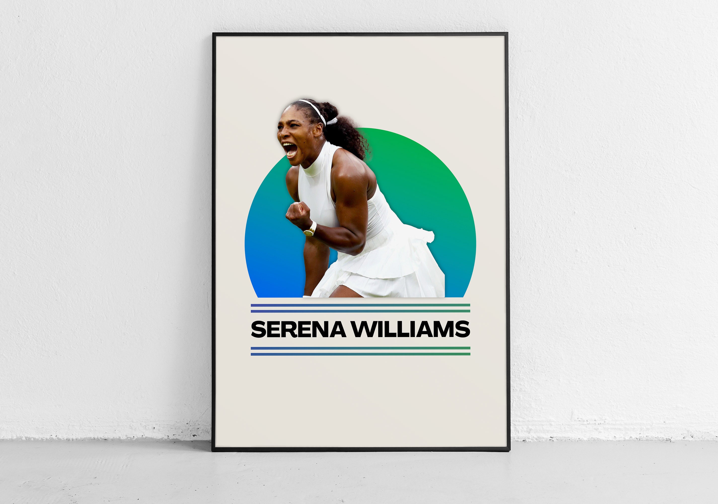 Serena Williams Poster US Open Poster Serena Williams Serena Williams ...
