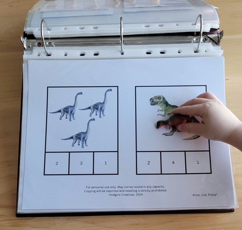 Count to 10 Cards, Preschool Worksheets, Dinosaur, Learning Numbers ...