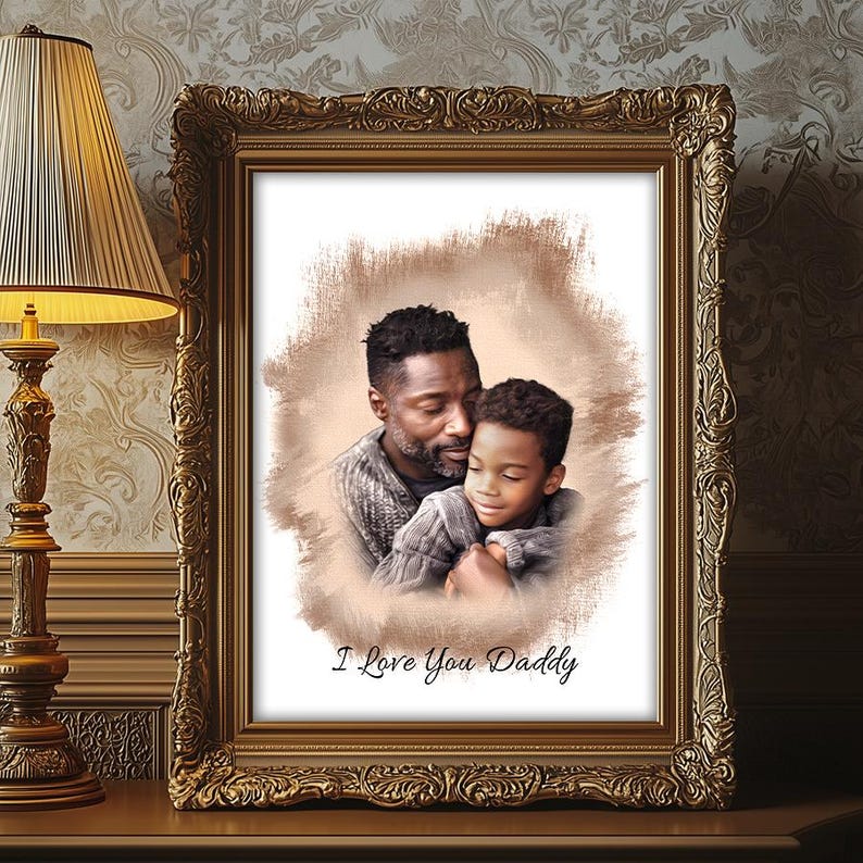 Father’s Day Photo Collage, Personalized Picture Frame for Dad, Custom ...