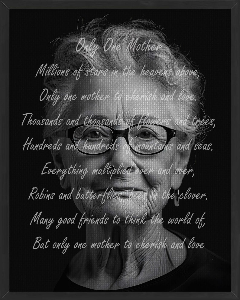 Month Flower Photo and Poem, Portrait With Poem, Poems, Gift Portrait ...