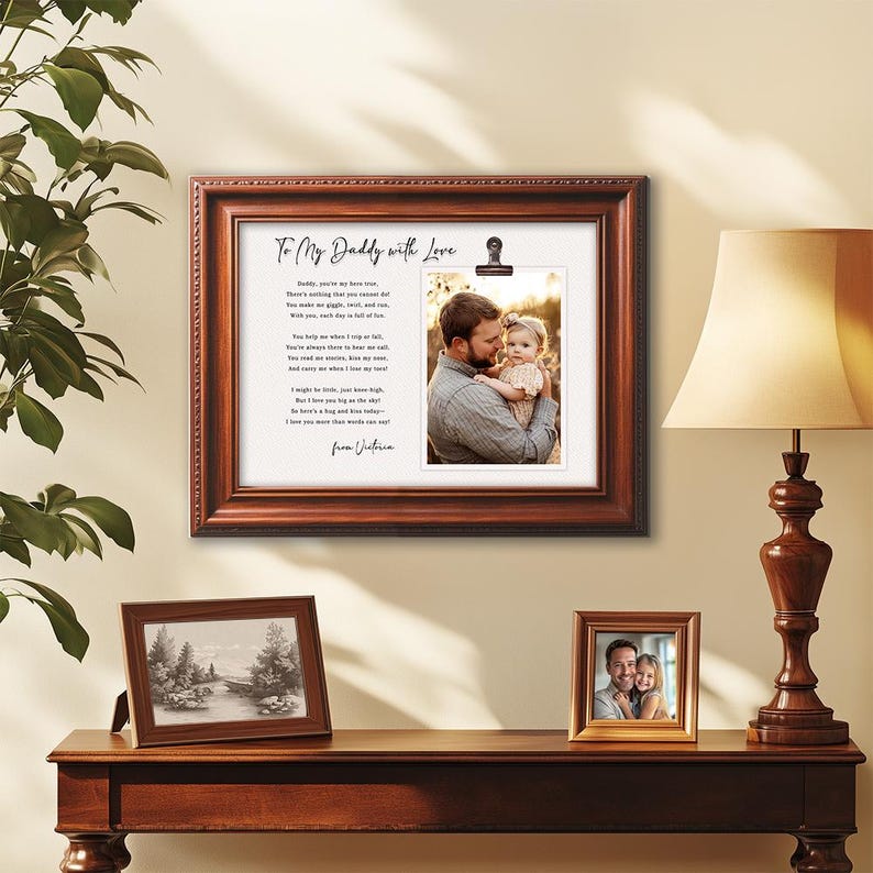 Personalized Photo Poem Portrait: Custom Wall Art Gift (digital Option ...