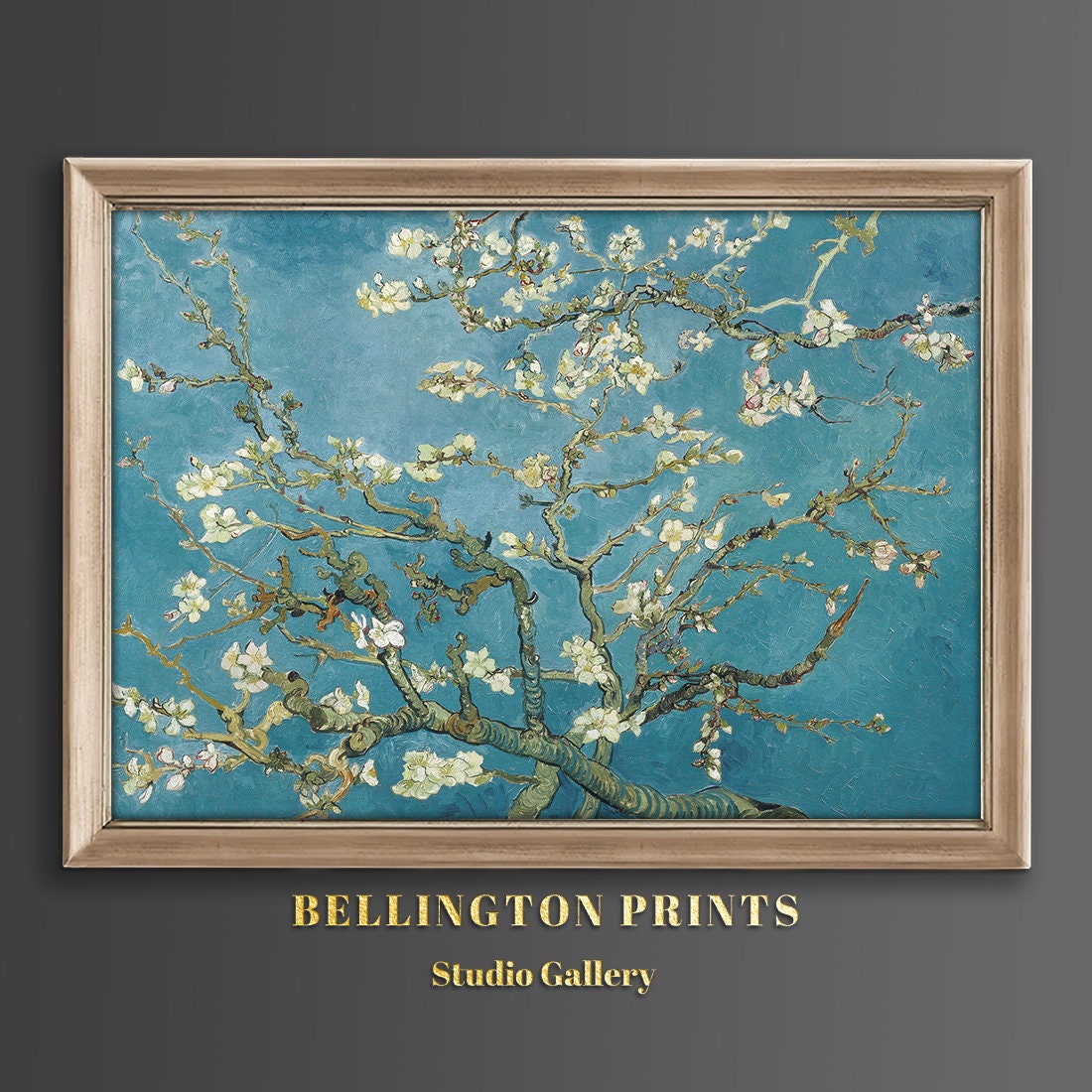 Printable Vintage Vincent Van Gogh Almond Blossom Wall Art, Floral Art ...
