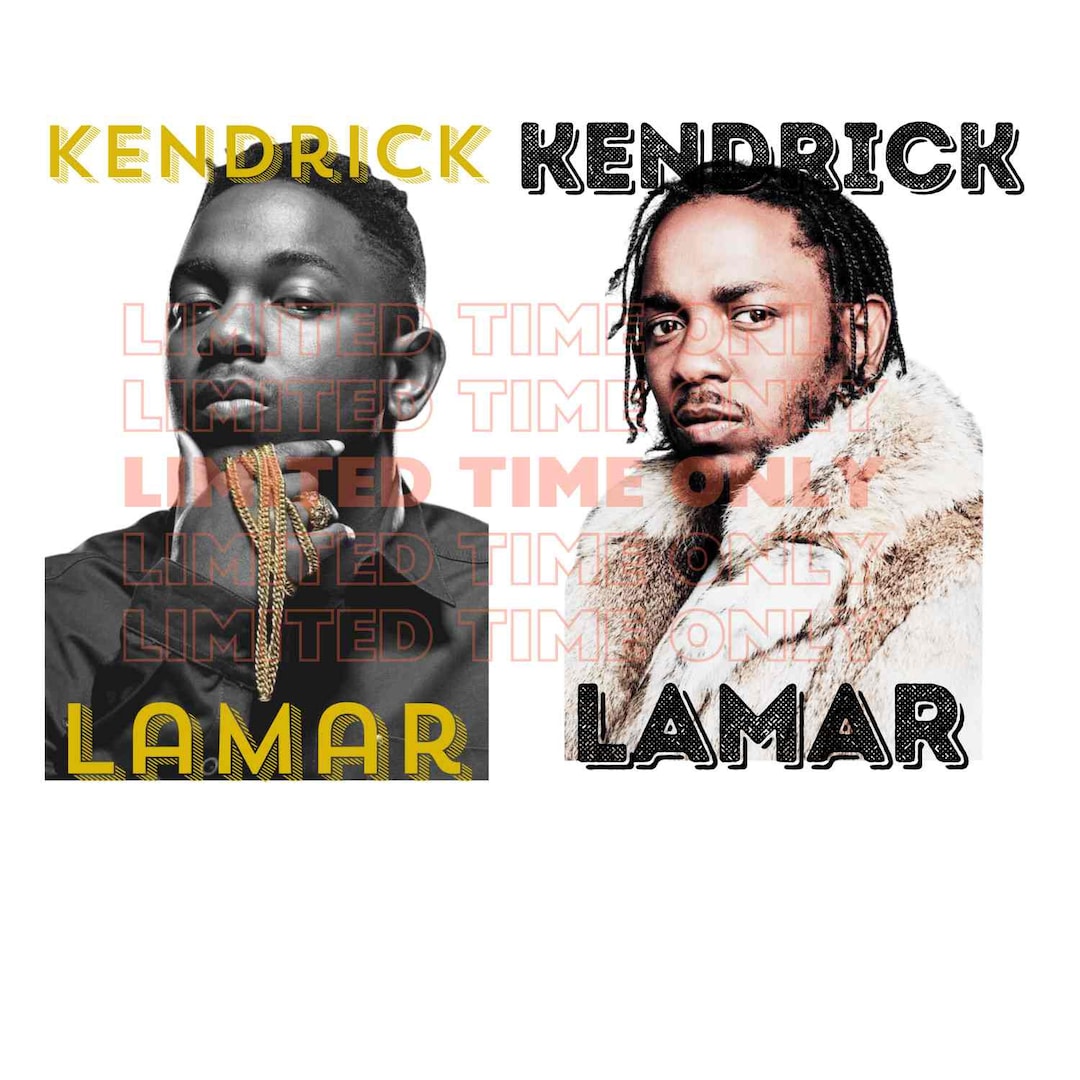 Kendrick Lamar PNG Bundle - Etsy