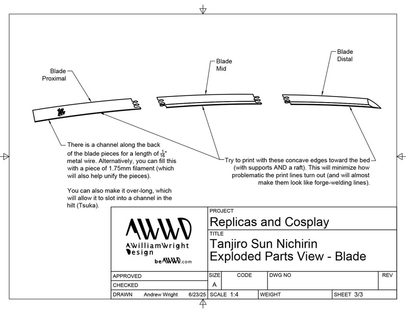 FILE - Printable Sun Nichirin ("oni Destroyers" Sword) - Etsy