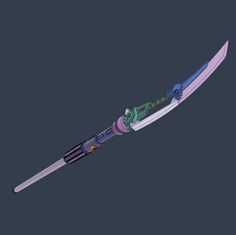 FILE - Vibro-naginata, Star Wars Style - Etsy