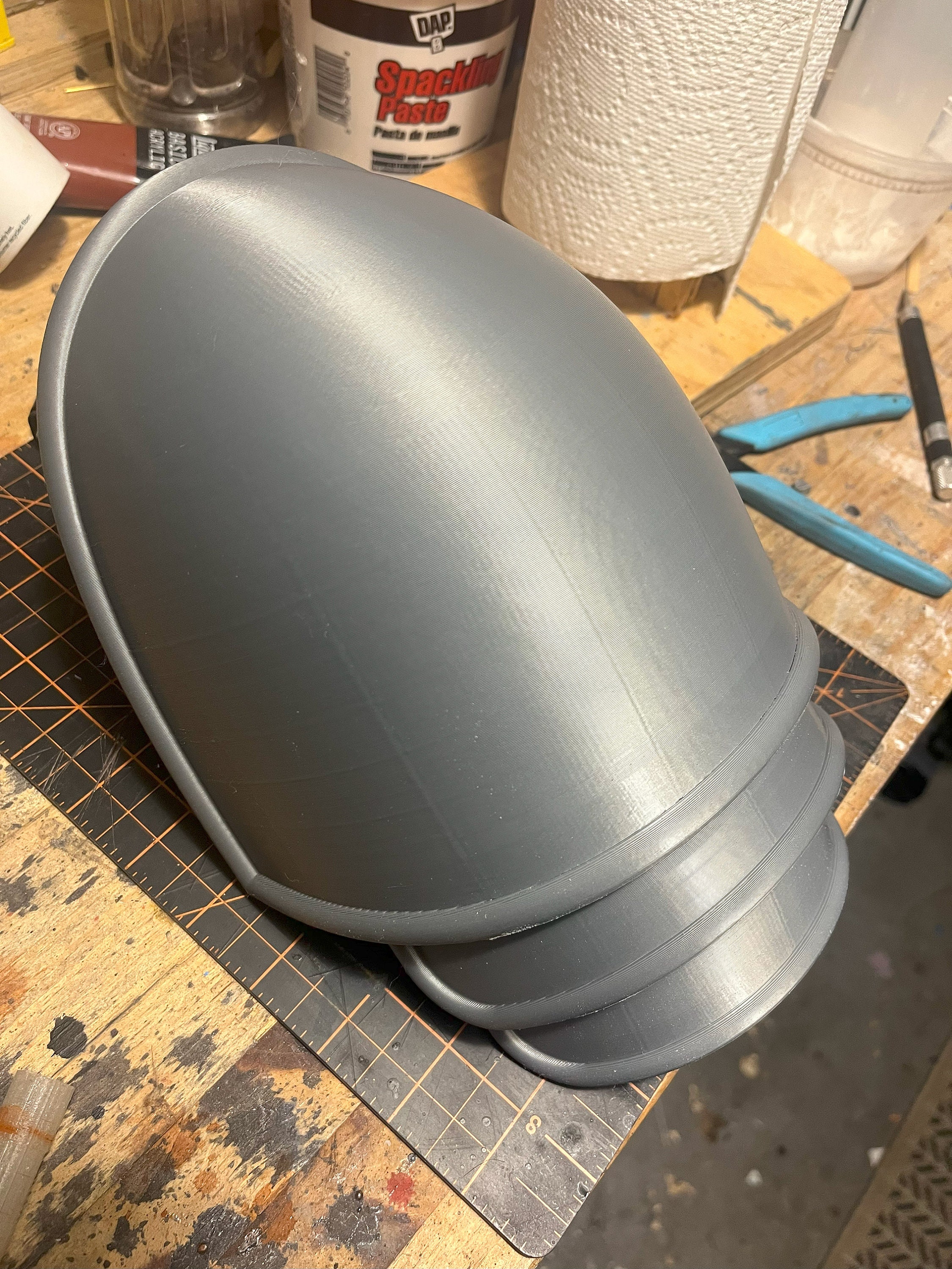 RAW PRINT Heavy Infantry Inspired Pauldron, Mandalorian Style Shoulder ...