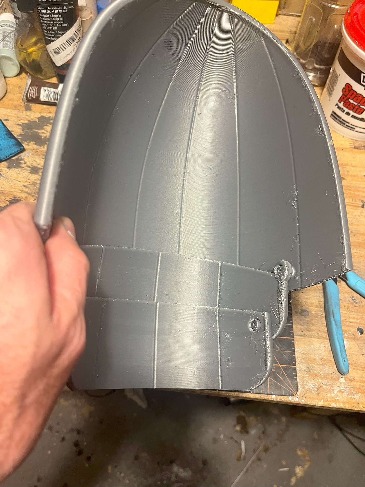 RAW PRINT Heavy Infantry Inspired Pauldron, Mandalorian Style Shoulder ...