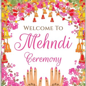 Mehndi Decor Signs as Mehndi Signs, Mendhi Umbrella Decor as Mehendi ...