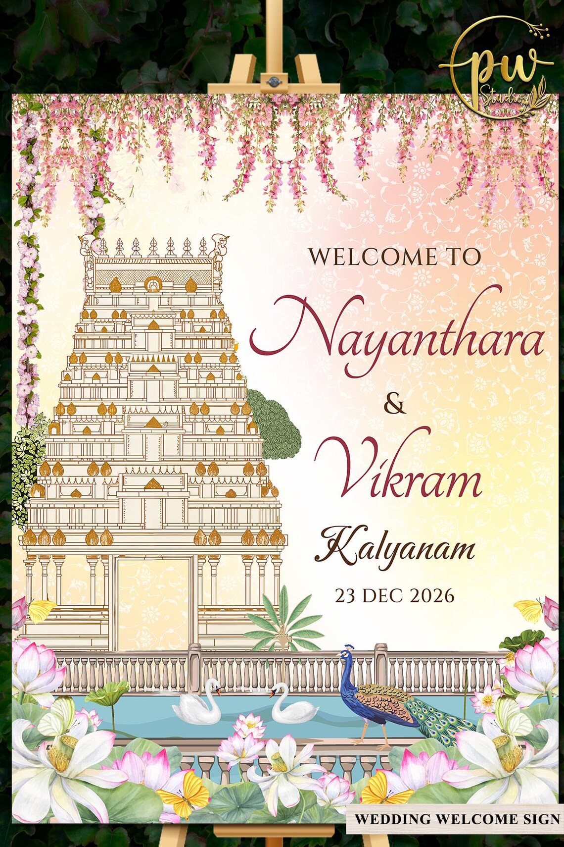 South Indian Signs & Kalyanam Signs, Tamil Welcome Sign as Telugu ...