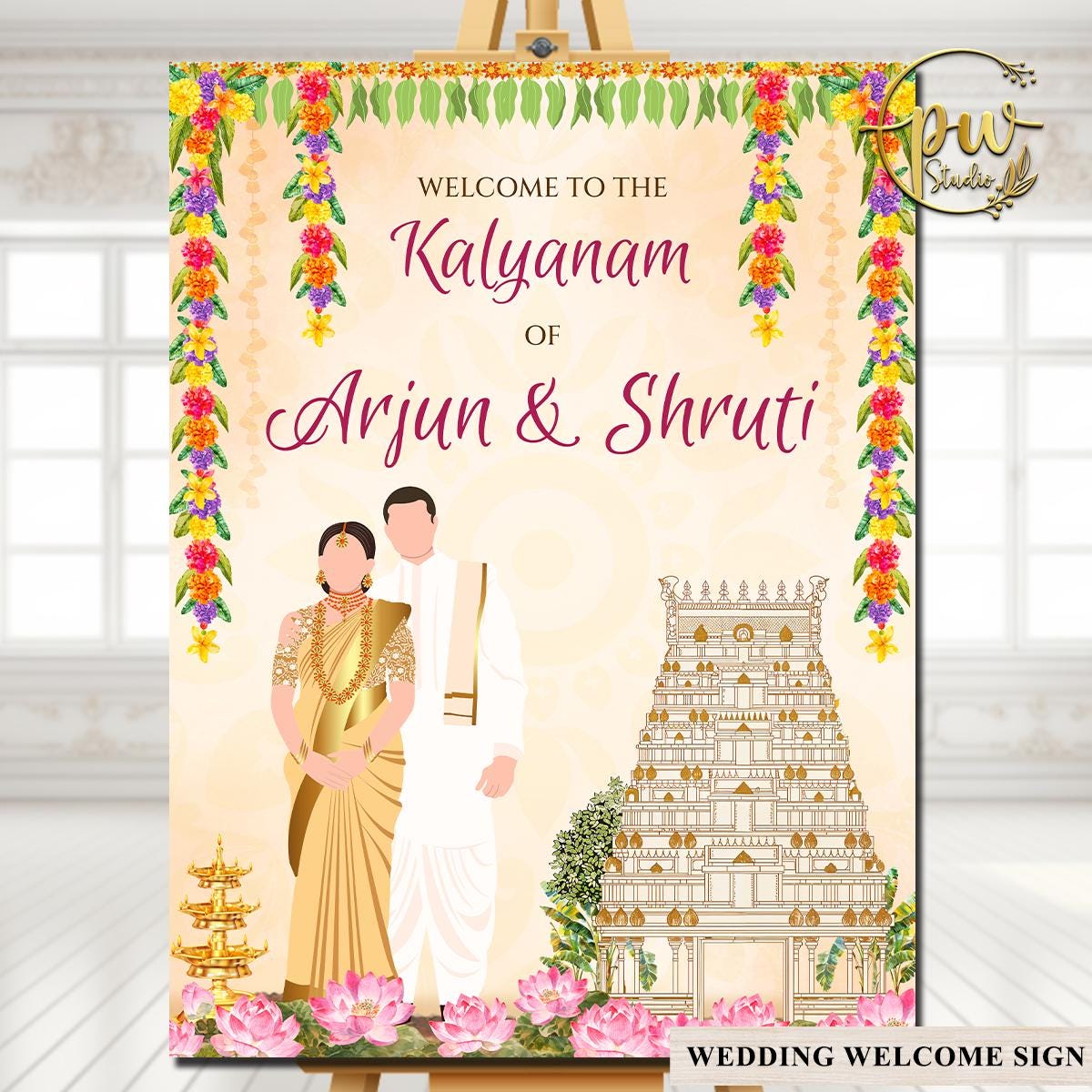 Tamil Welcome Sign as Telugu Wedding Signs Indian, Tamil Wedding Signs ...