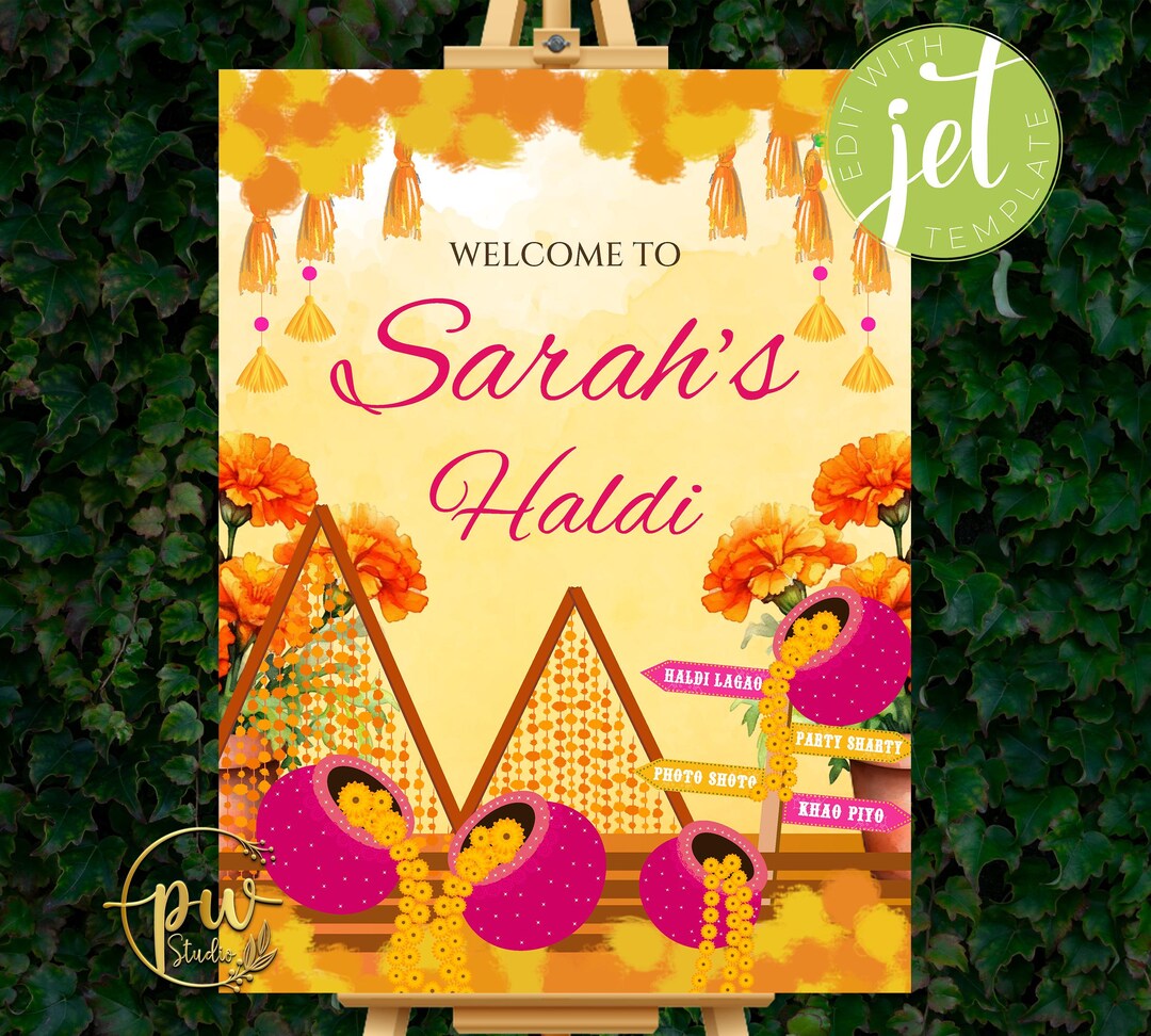 Welcome to Haldi Signs & Haldi Decoration, Haldi Decor as Pithi Signs ...