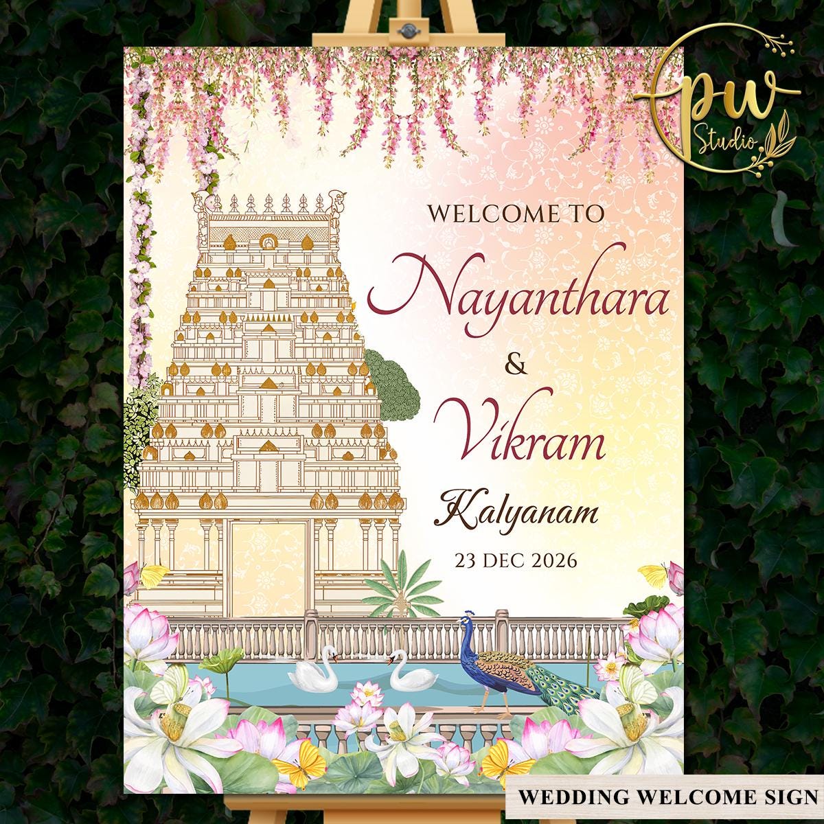 South Indian Signs & Kalyanam Signs, Tamil Welcome Sign as Telugu ...